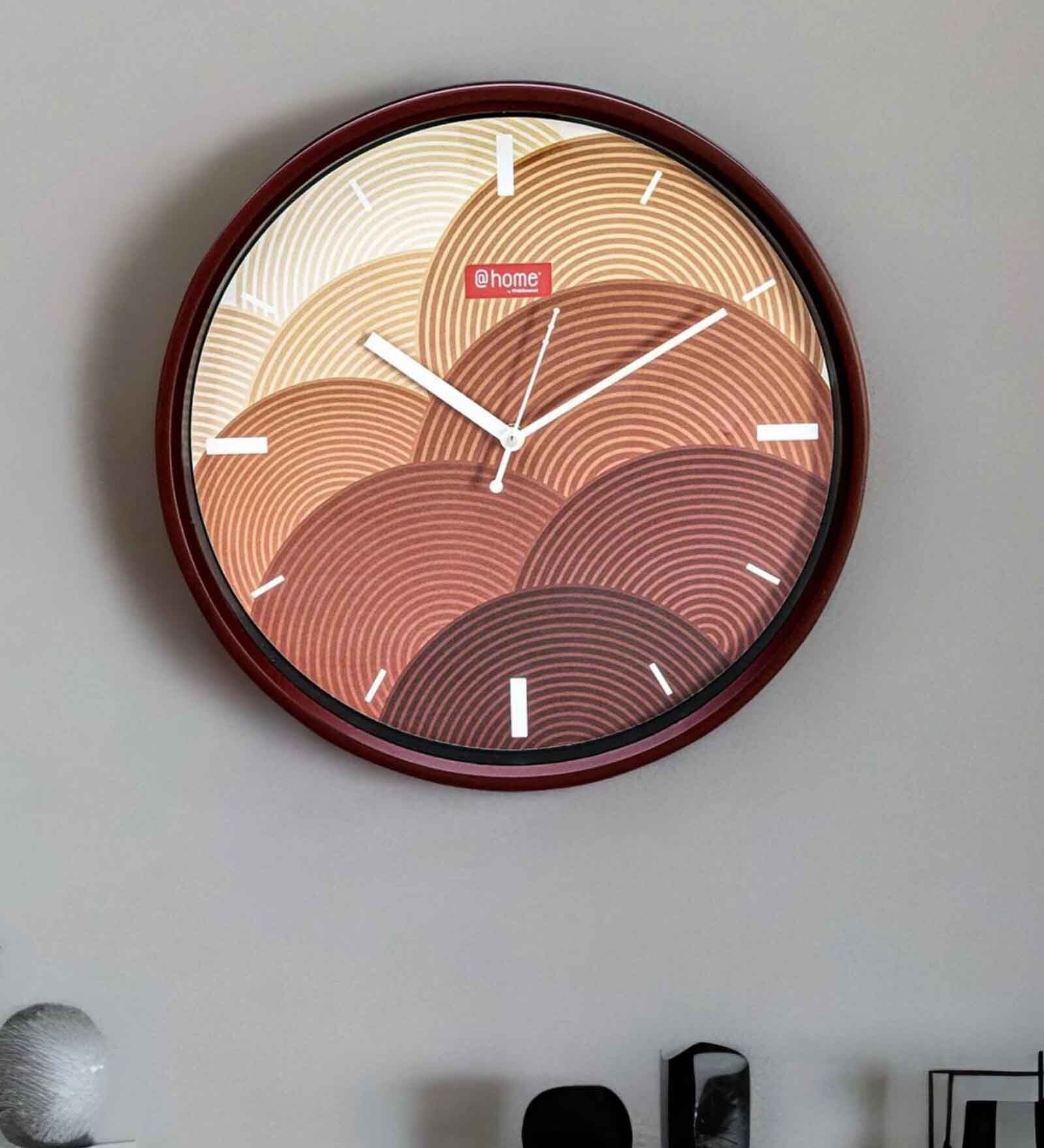 Buy Reprise Plastic Analog Brown Plastic Wall Clock at 30% OFF by @home ...
