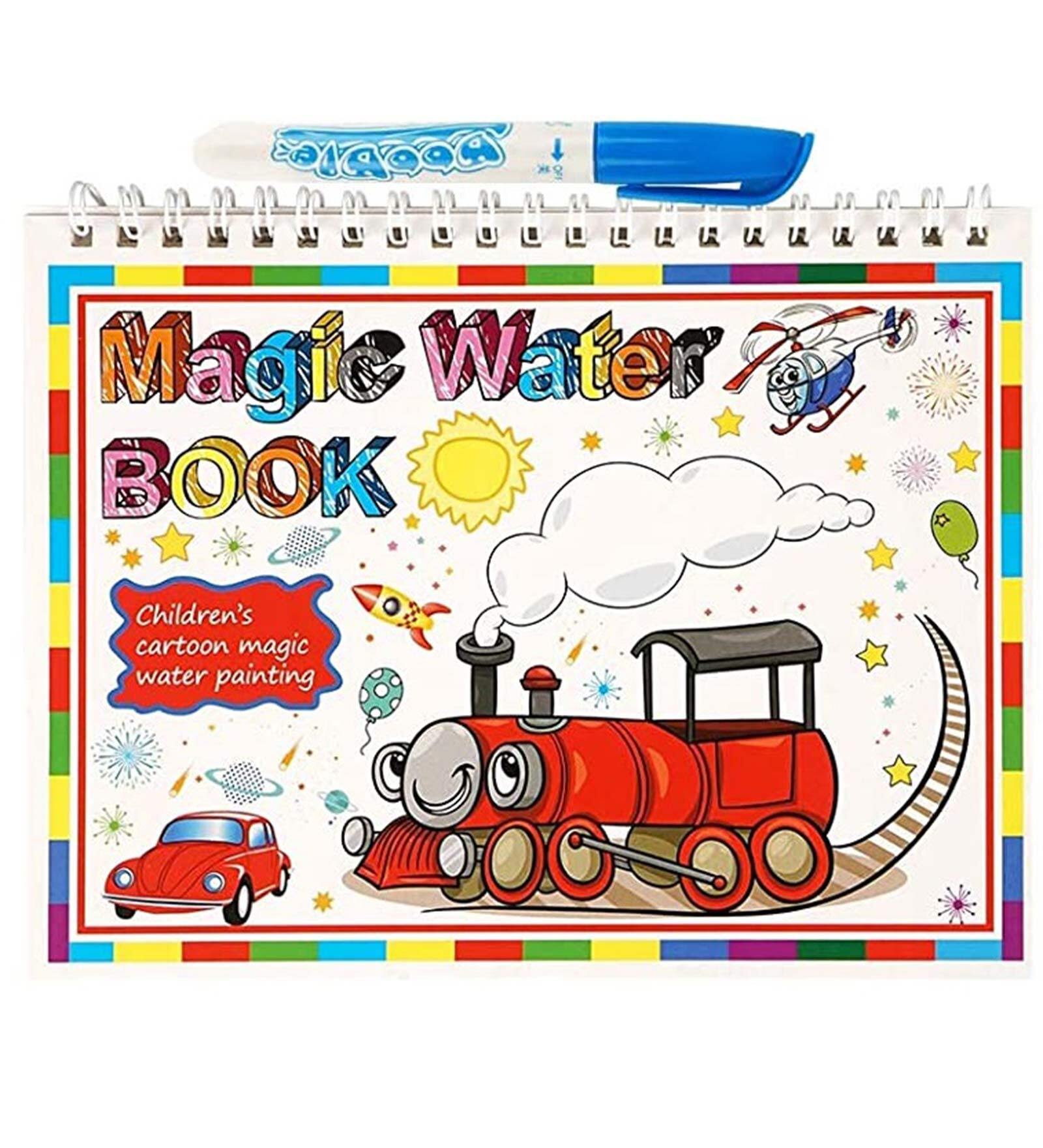 Buy Reusable Magic Water Book Colouring Book By Chocozone Online ...