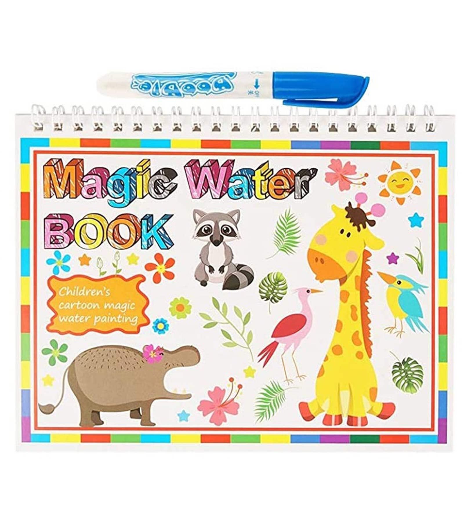 Buy Reusable Magic Water Book Colouring Book By Chocozone Online ...