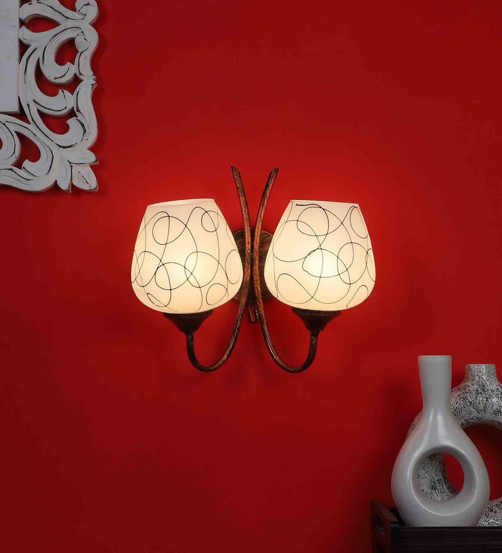 Buy Reveuse Copper Iron Wall Scone at 40% OFF by Eliante by Jainsons ...