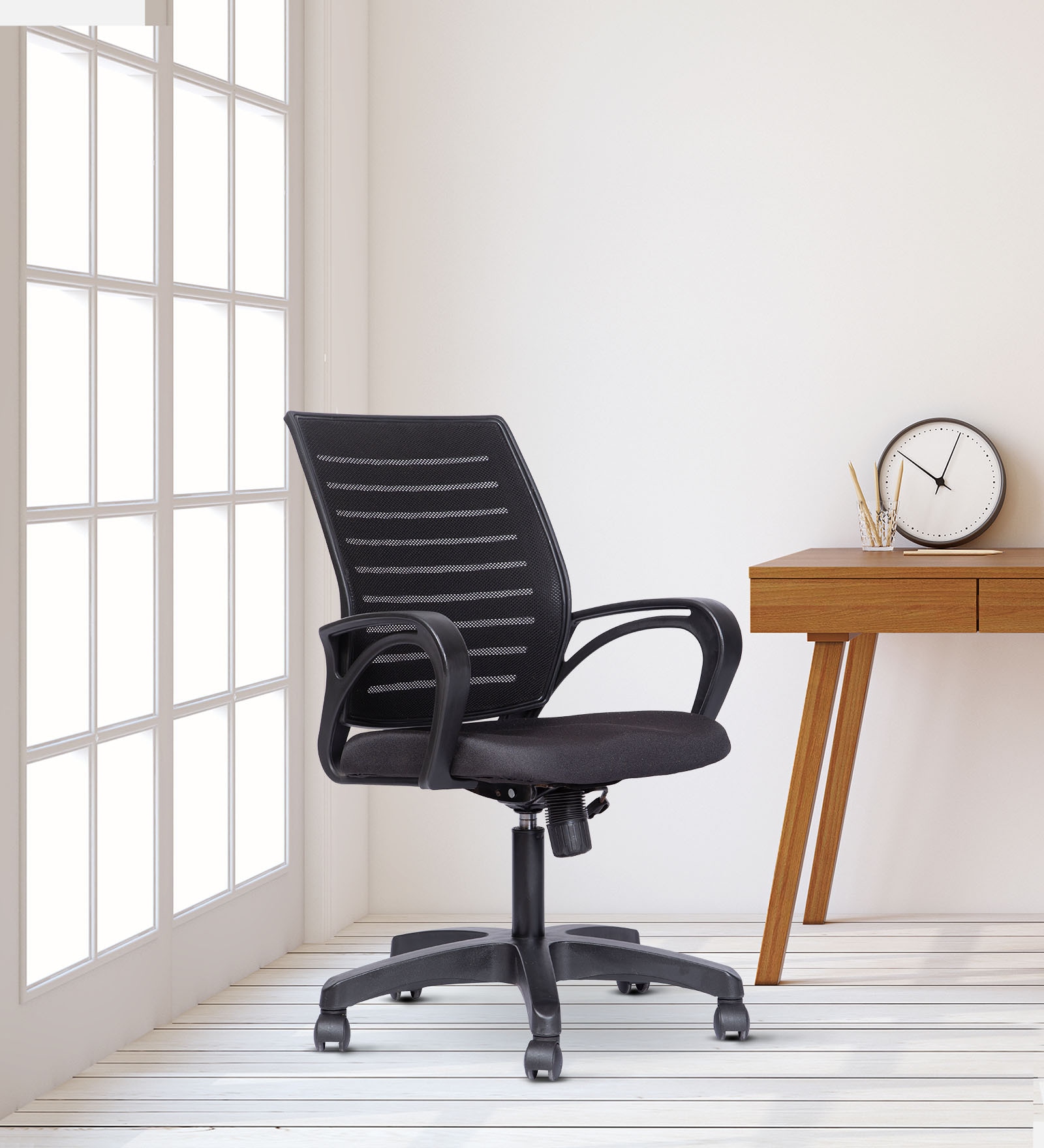 Buy Rex Breathable Mesh Ergonomic Chair in Black Colour at 40% OFF by ...