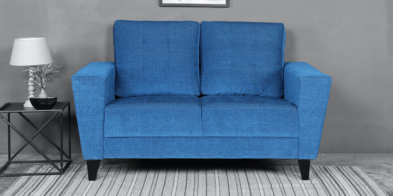 Buy Redmond 2 Seater Sofa in Blue colour at 20% OFF by Muebles Casa ...