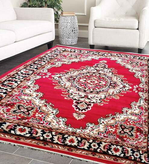 Red Persian Rug Living Room | Cabinets Matttroy