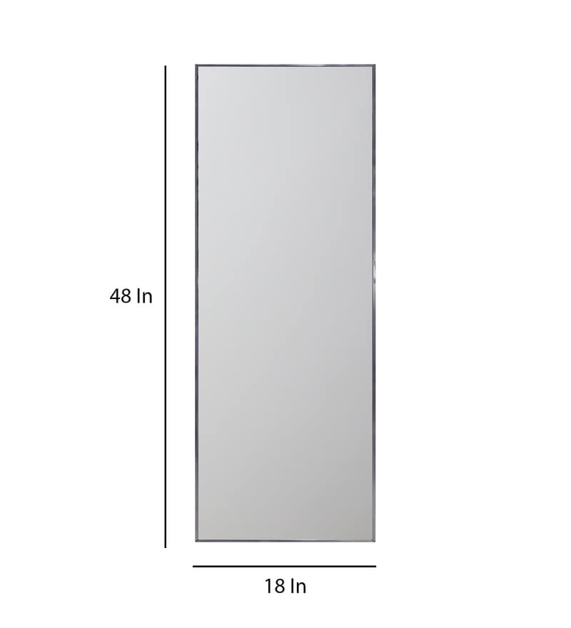 Buy Silver Glass Byzantine Full Length Mirror Online - Full Length ...