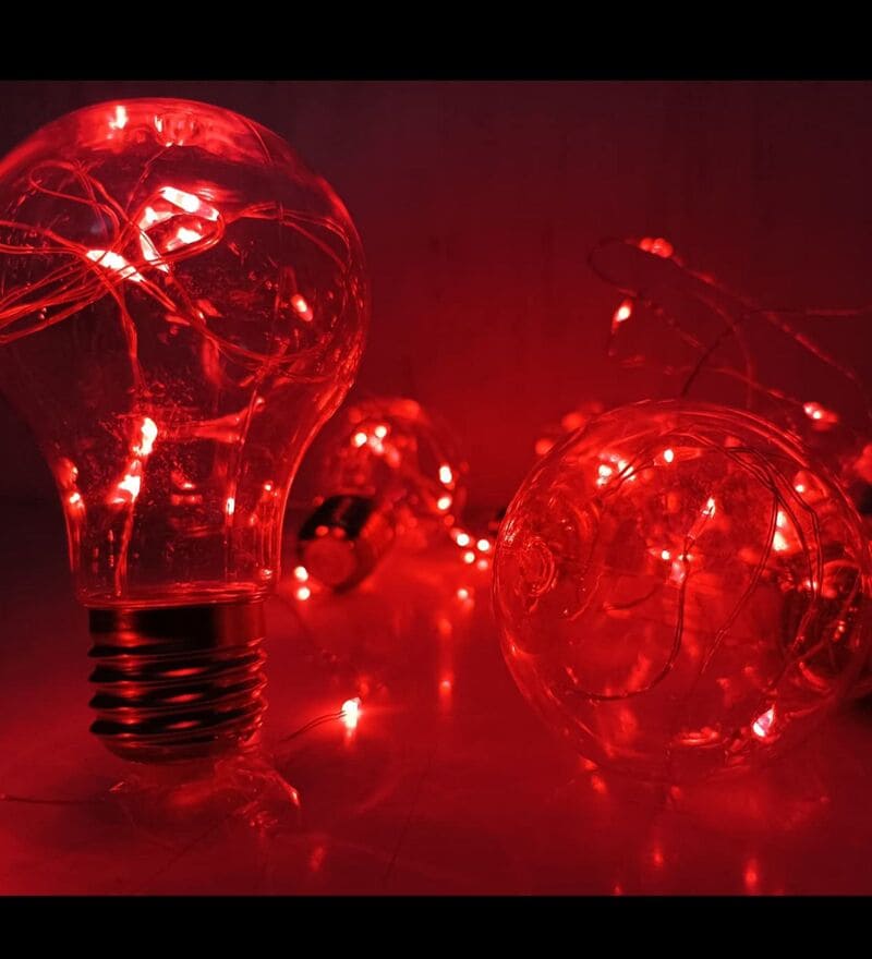 Buy Red 3.5 Meter LED Festive String Light By Mansaa Online - String ...