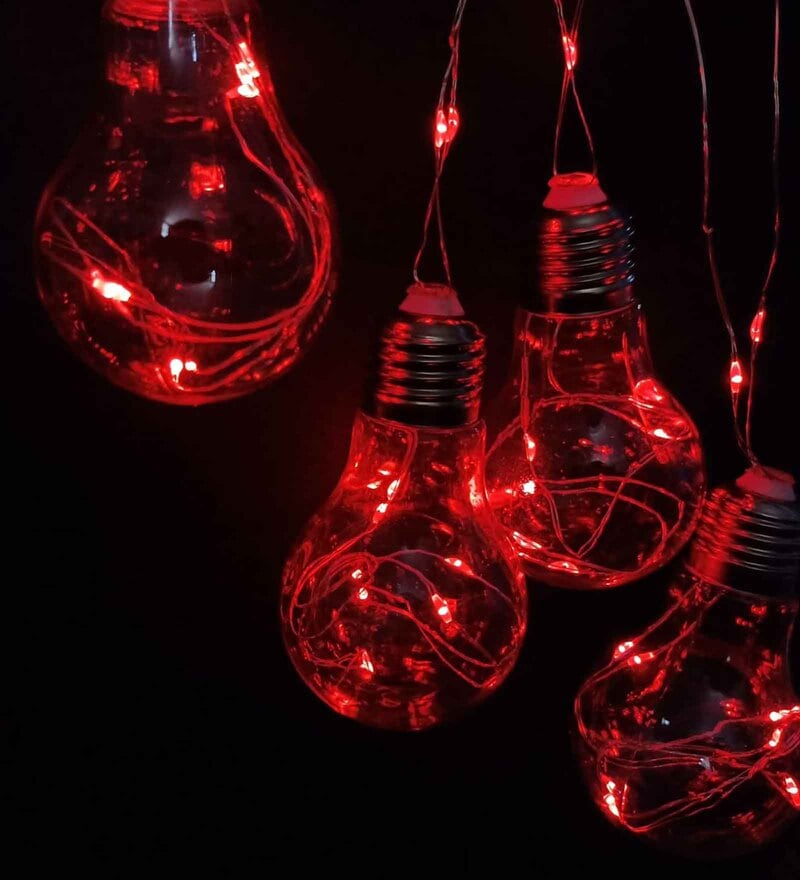 Buy Red 3.5 Meter LED Festive String Light By Mansaa Online - String ...