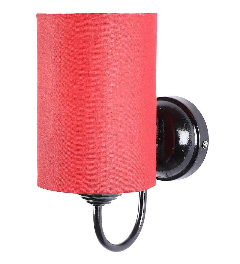 Buy Red Cotton Wall Light by Tu Casa Online - Candle Wall Lights - Wall ...