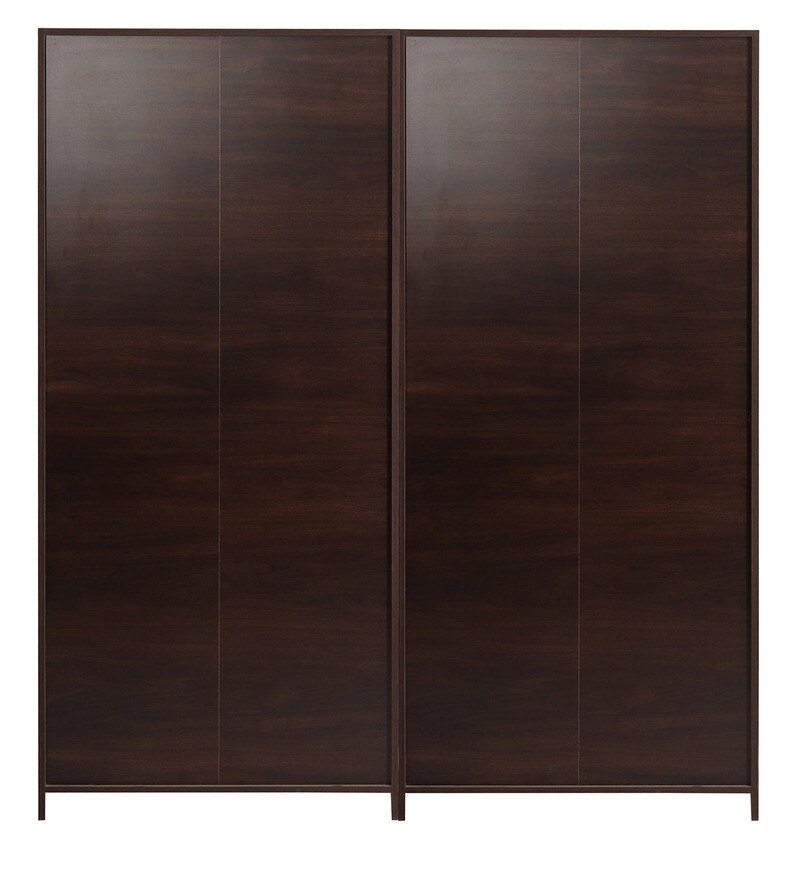 Buy Regal 4 Door Wardrobe with Drawer in Walnut Suede Finish by Trevi ...