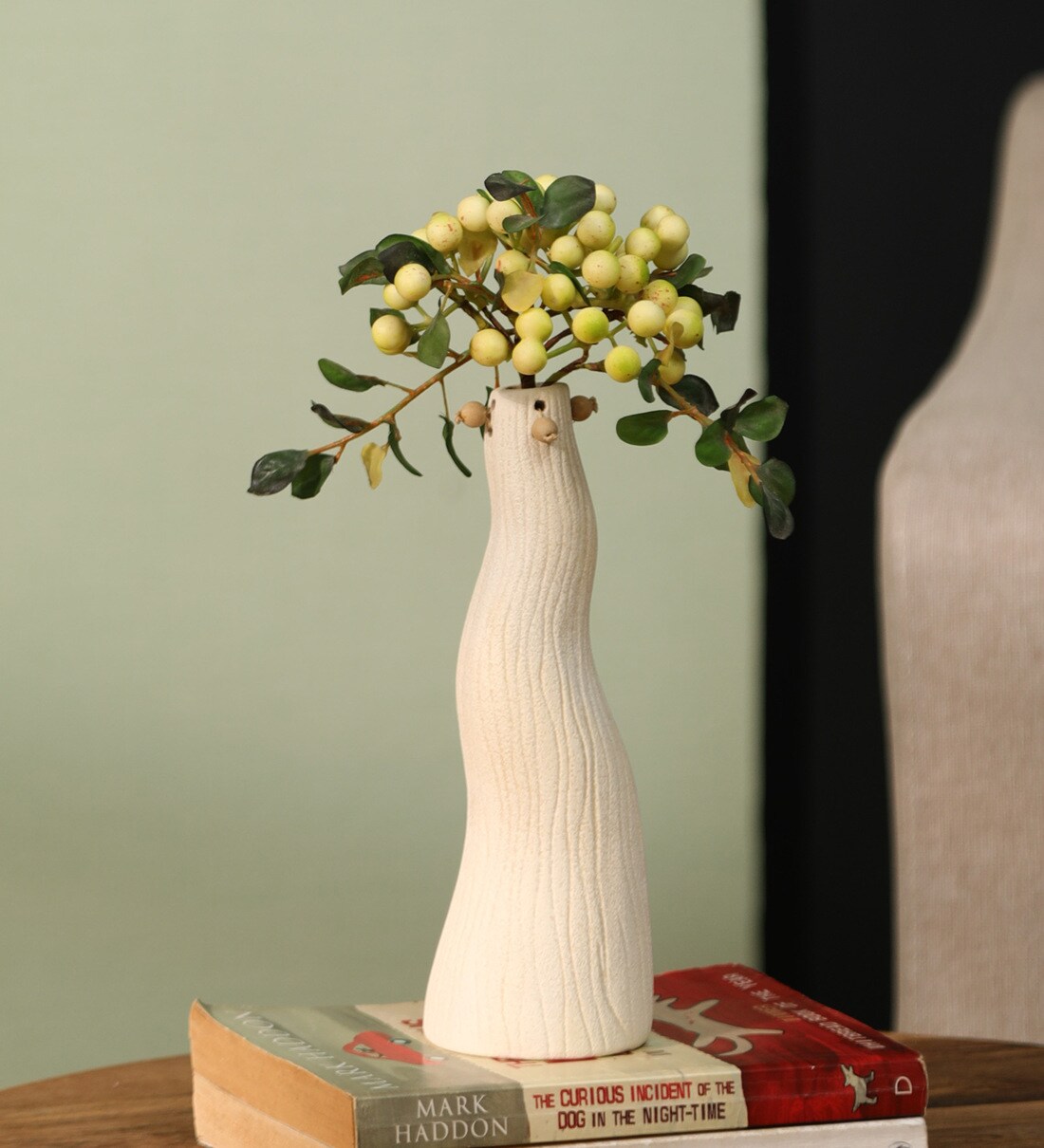 Buy Ribbed Curvy Kimura Ceramic Table Vase at 24% OFF by Aesthetics ...