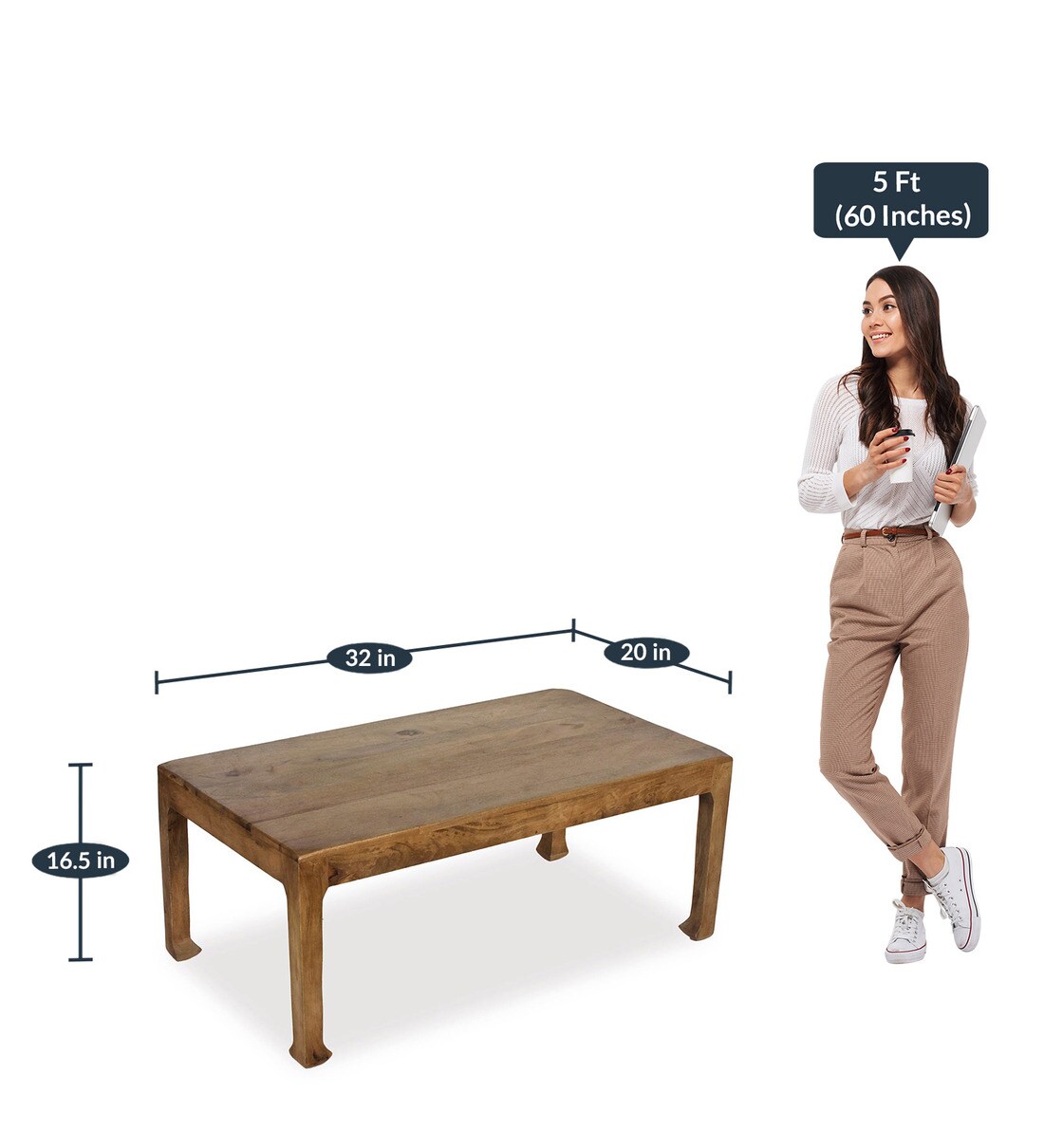 Buy Richard Coffee Table In Paintco Teak Finish Online - Eclectic ...