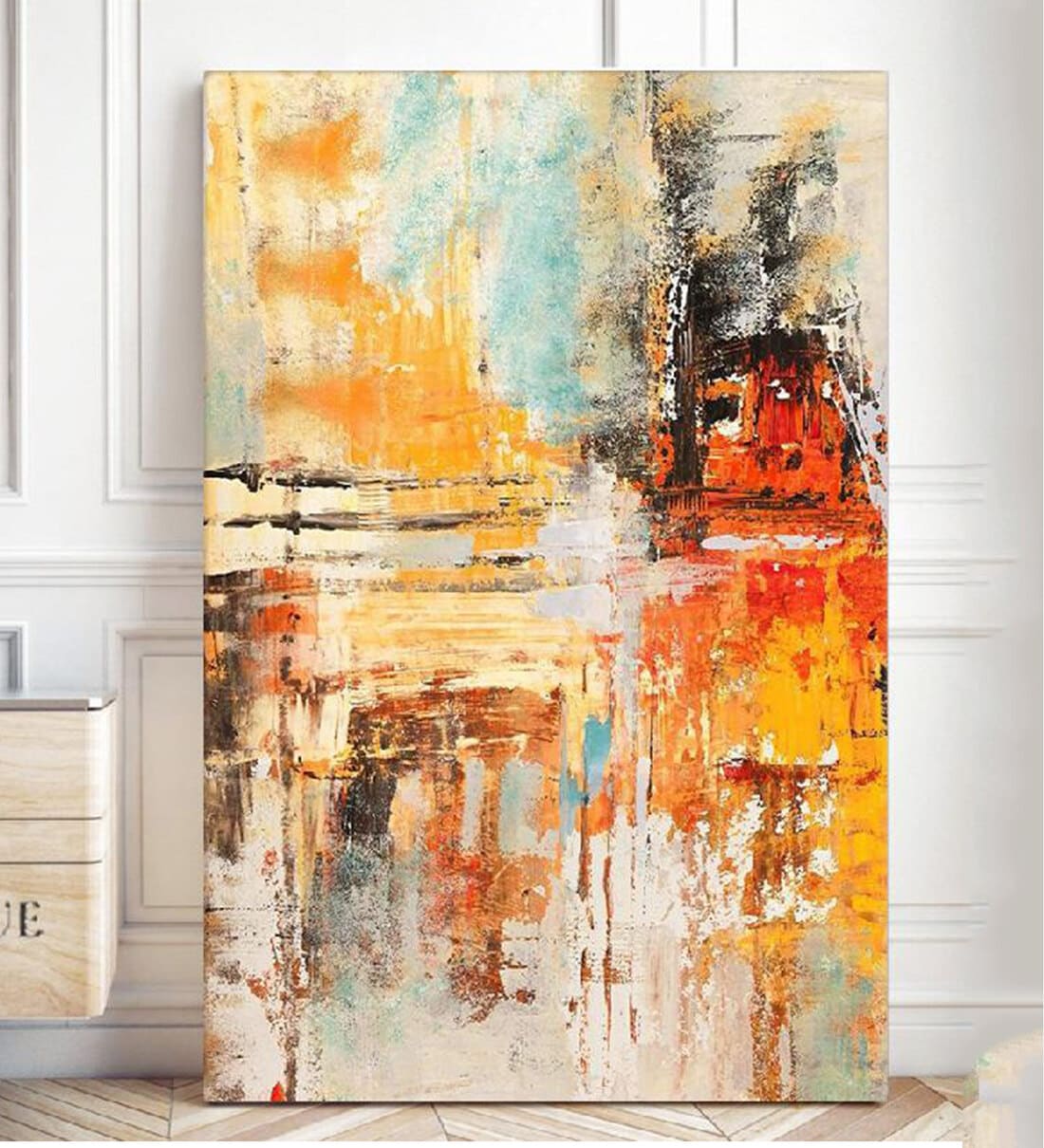 Buy Riflessi Linus Multicolor Canvas Unframed Art Print at 27% OFF by ...