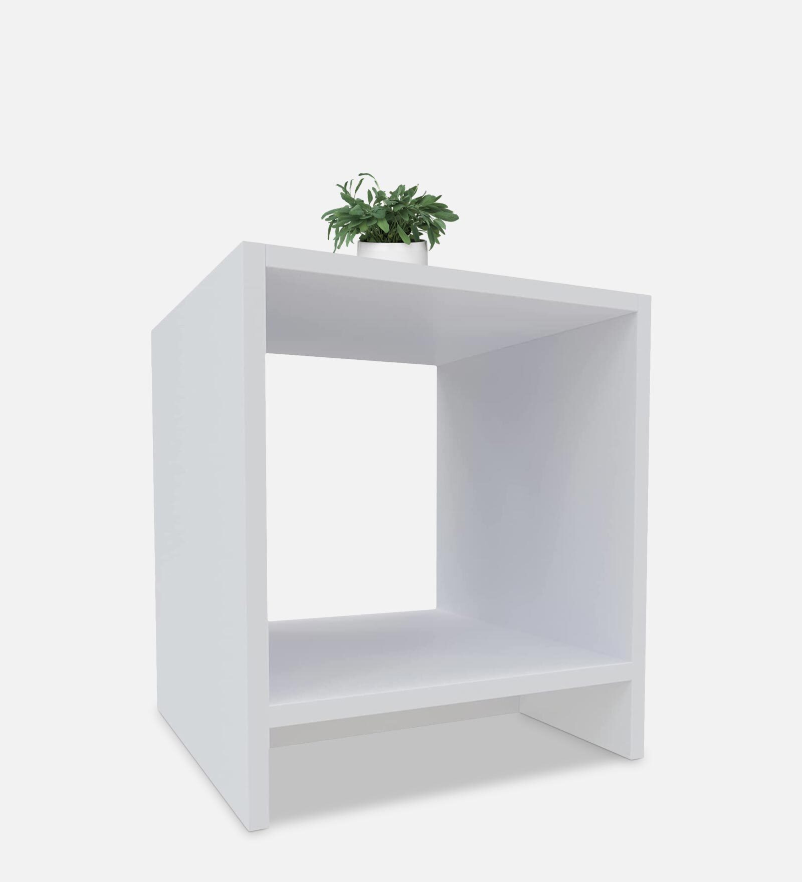 Buy Rio Bedside Table In Sonet White Finish at 40% OFF by Kawachi ...
