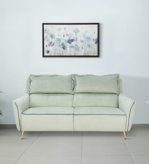 Light Green Sofa Set | Baci Living Room