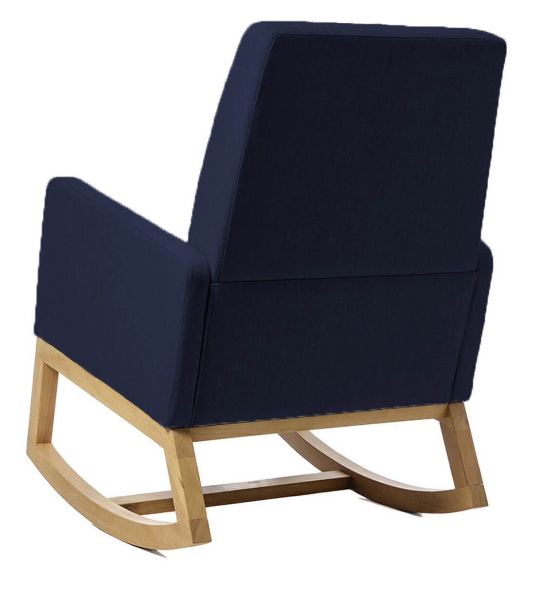 Buy Rocking Chair in Blue Colour by Adorn Homez Online - Upholstered ...
