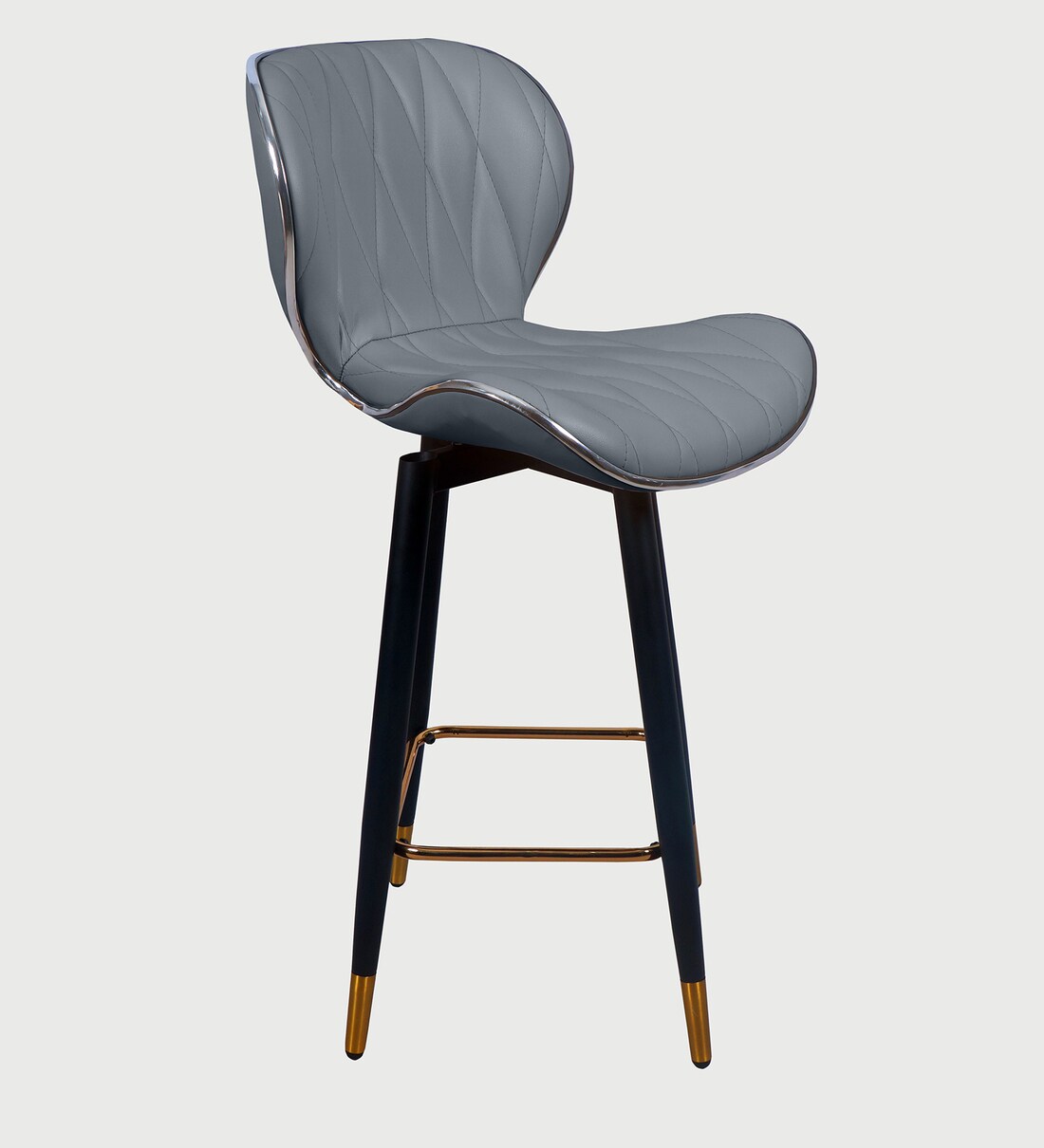 Buy Rolex High Counter Bar Stool in Grey Colour By Chairwale Online ...
