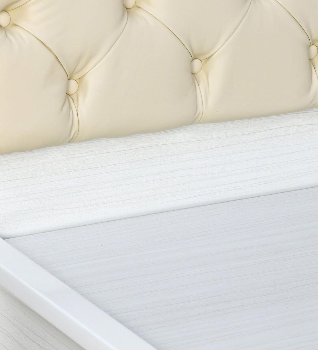 Buy Rolex King Size Bed in White Finish with Hydraulic Storage by ...