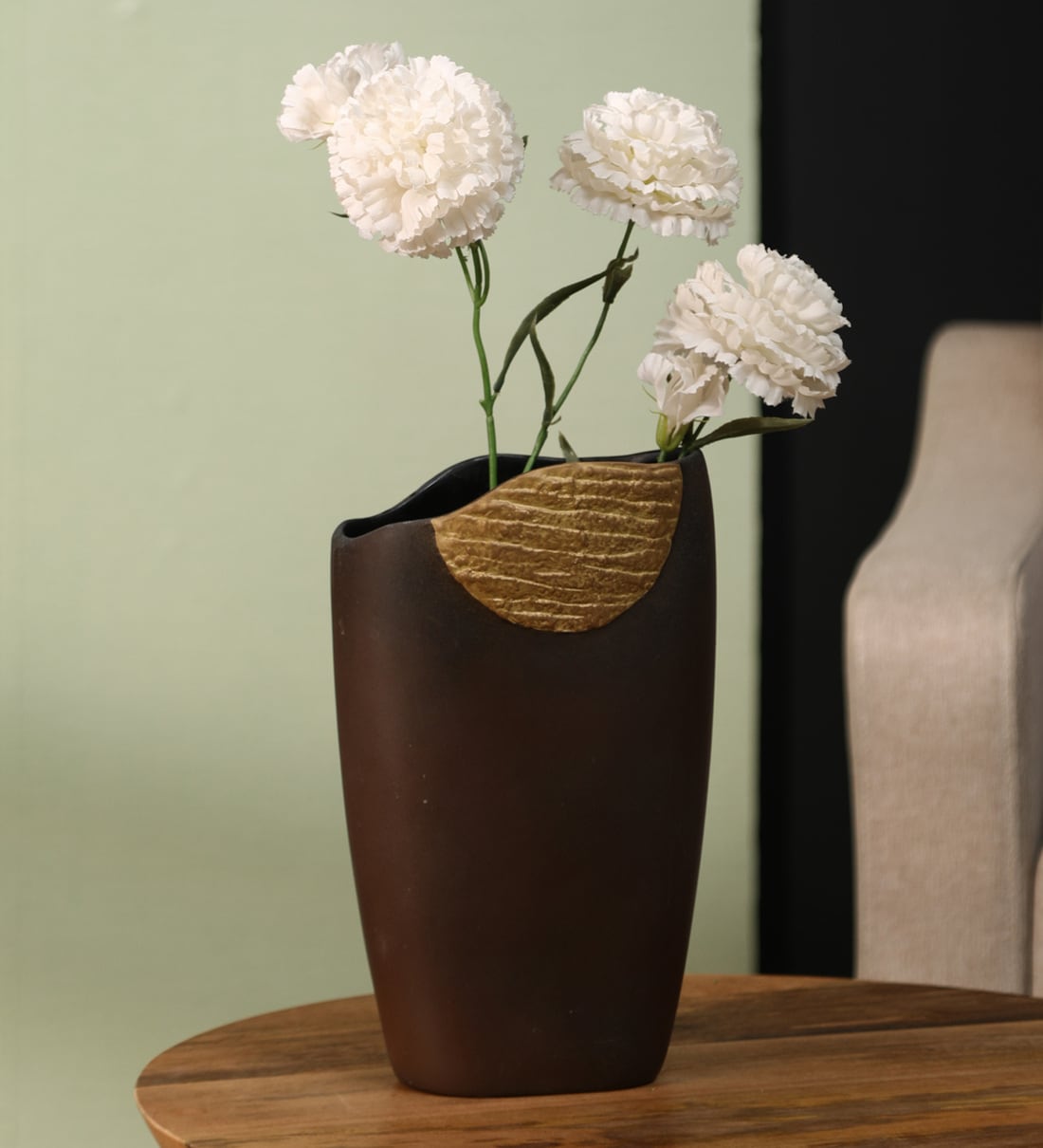 Buy Rosette Ceramic Table Vase by Aesthetics at 20% OFF by Aesthetics ...