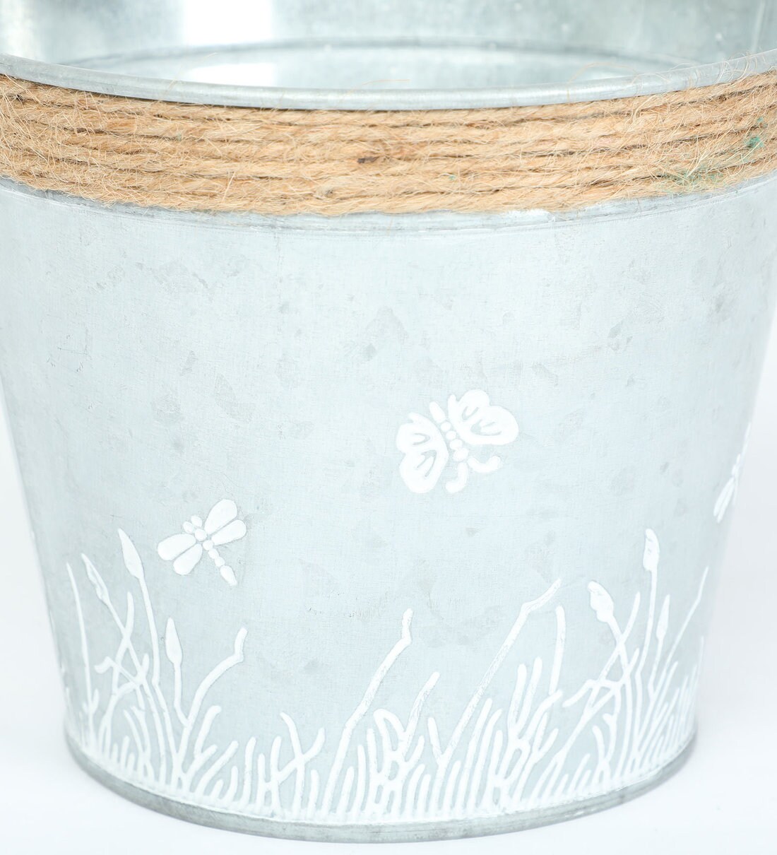 Buy Round Ava Bowl Lined Metal Vase by Oasis Floral Products Online ...