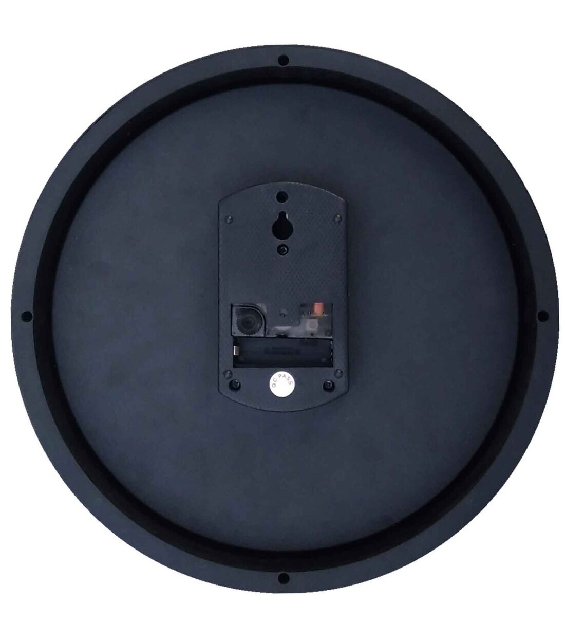 Buy Round Black Plasic Wall Clock by WENS Online - Modern Wall Clocks ...