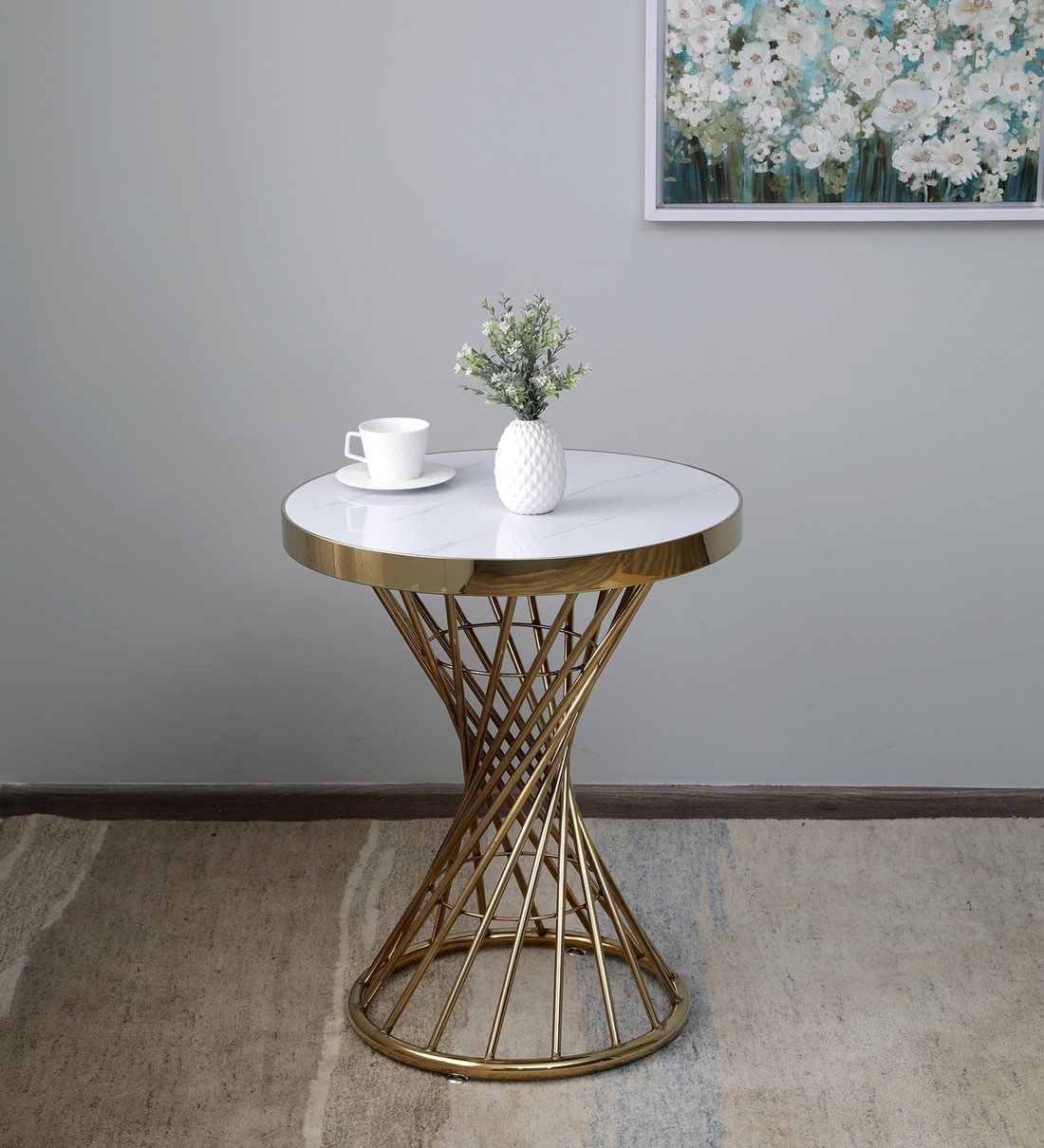 Buy Royal End Table in White Colour at 20% OFF by Pansy Furniture ...