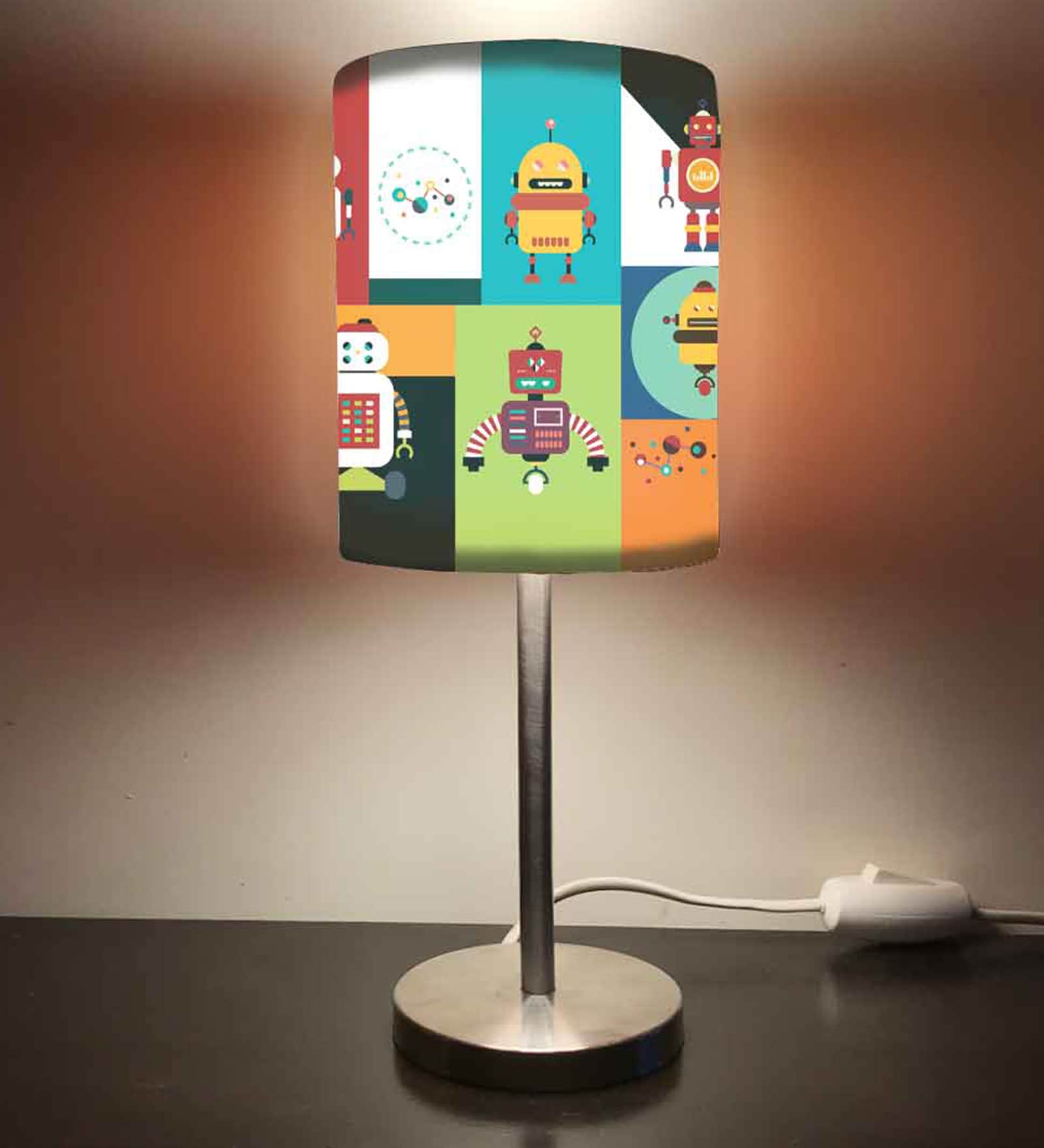 Buy Robot Style Designer Table Lamp in Multicolour by Nutcase at 24% ...