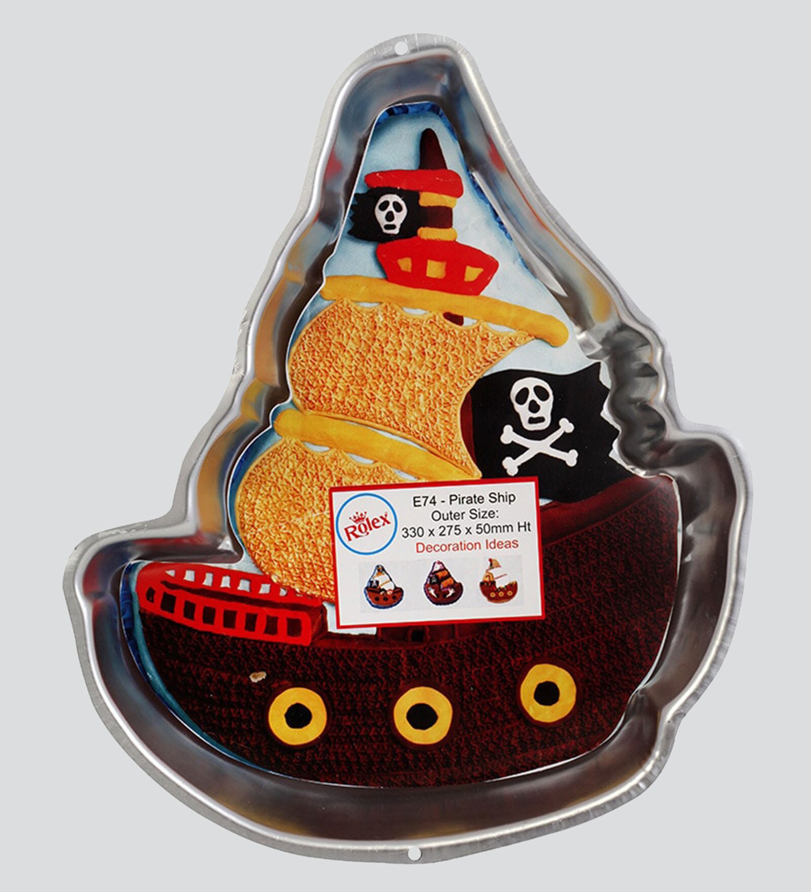 Buy Pirate Ship Plastic Cake Mould Pan at 50% OFF by Rolex | Pepperfry