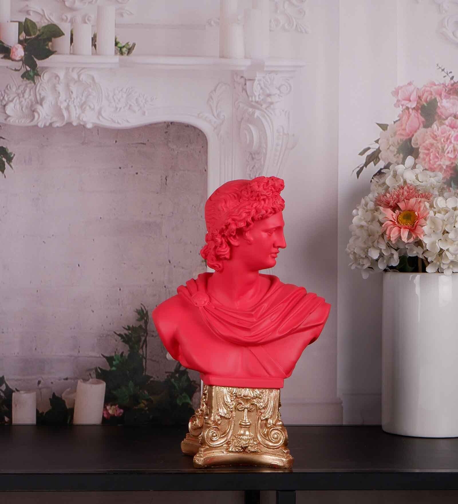 Buy Roman Emperor Pink Polyresin Showpiece at 50% OFF by The White Ink ...
