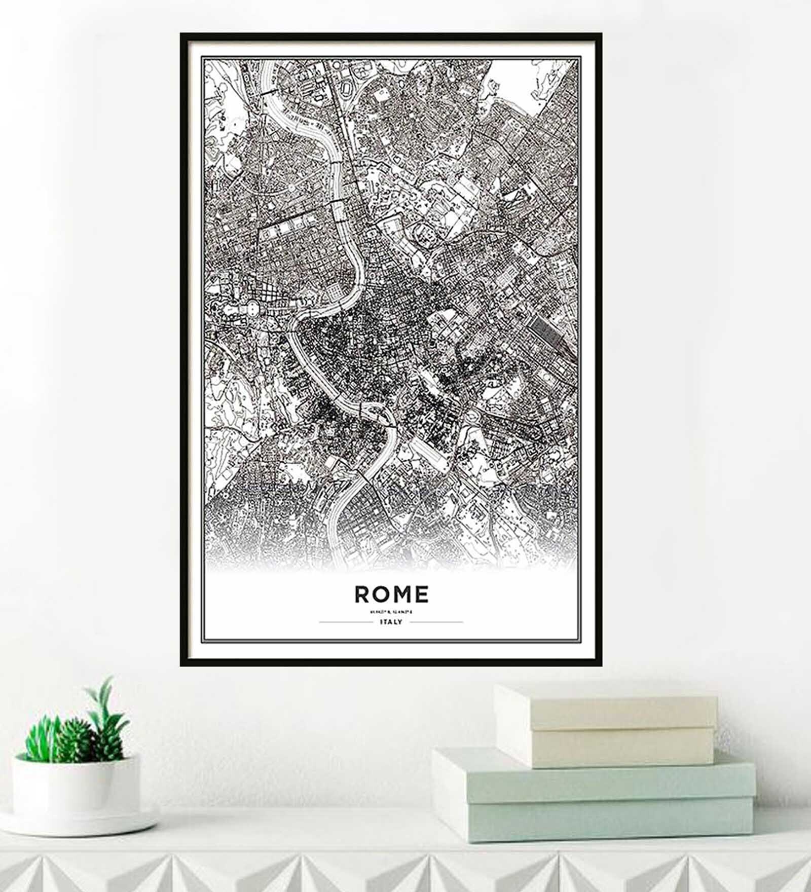 Buy Rome, Italy Canvas Unframed Art Print in 12inches x 18 inches by ...