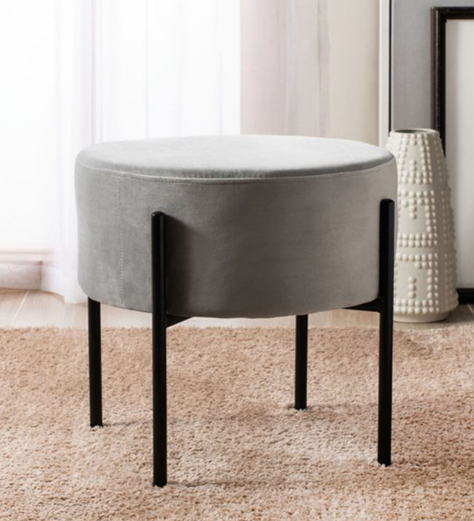 Buy Roset Seating Stool In Silver Colour at 100% OFF by Expressionist ...