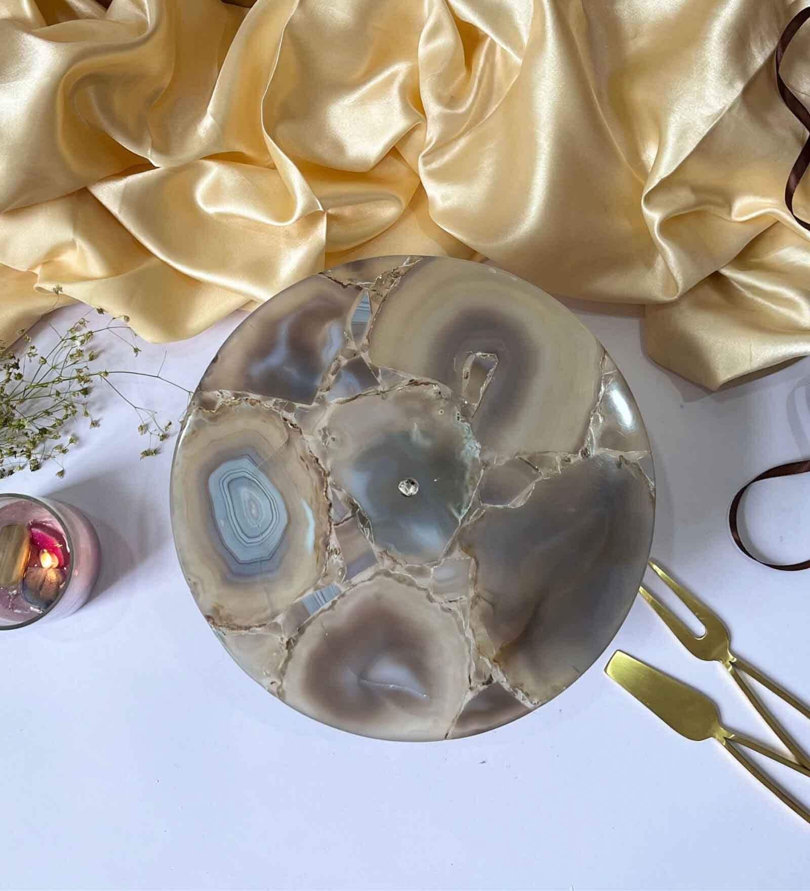 Buy Natural Stone Cake Stand at 43% OFF by Home Arte | Pepperfry