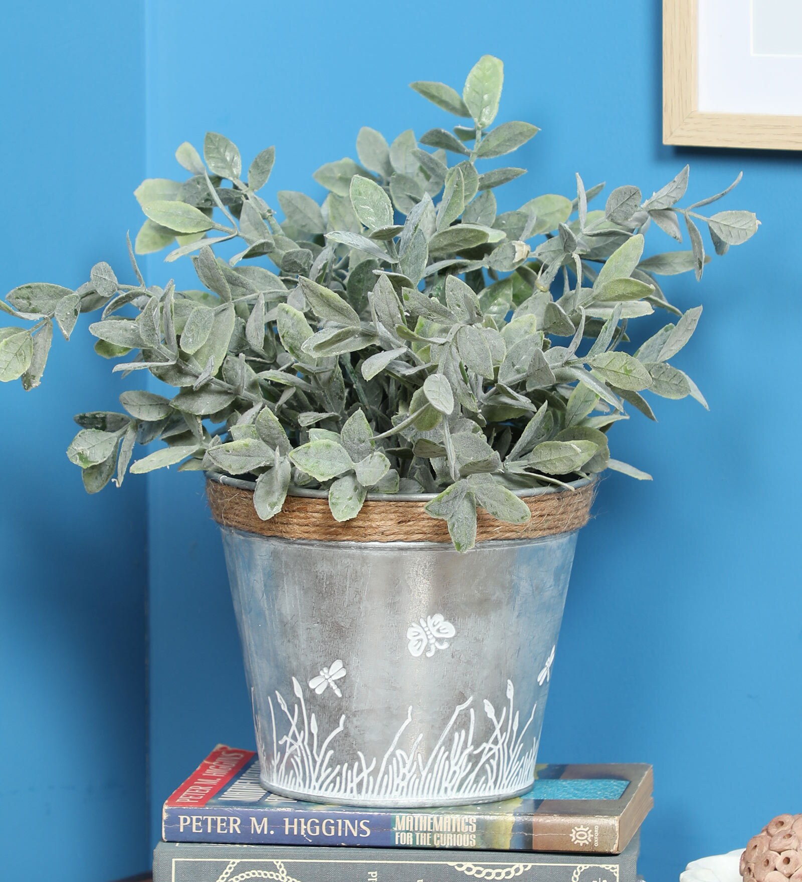 Buy Round Ava Lined Metal Vase by Oasis Floral Products at 53% OFF by ...