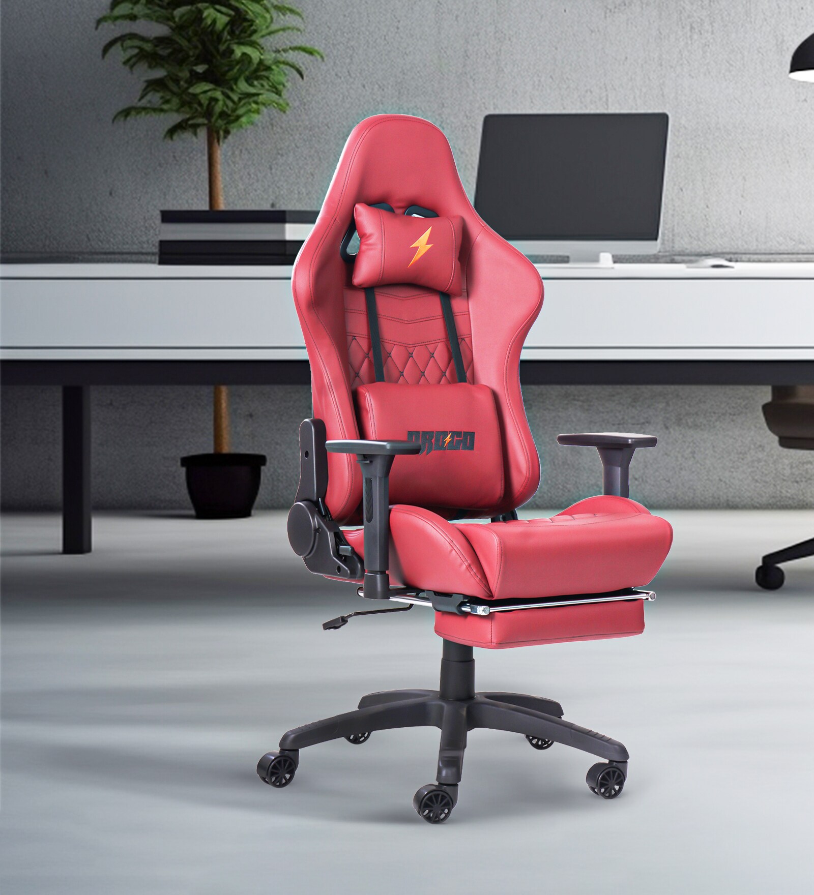 Buy Royal Gaming Chair in Wine Red Colour at 26% OFF by Drogo | Pepperfry