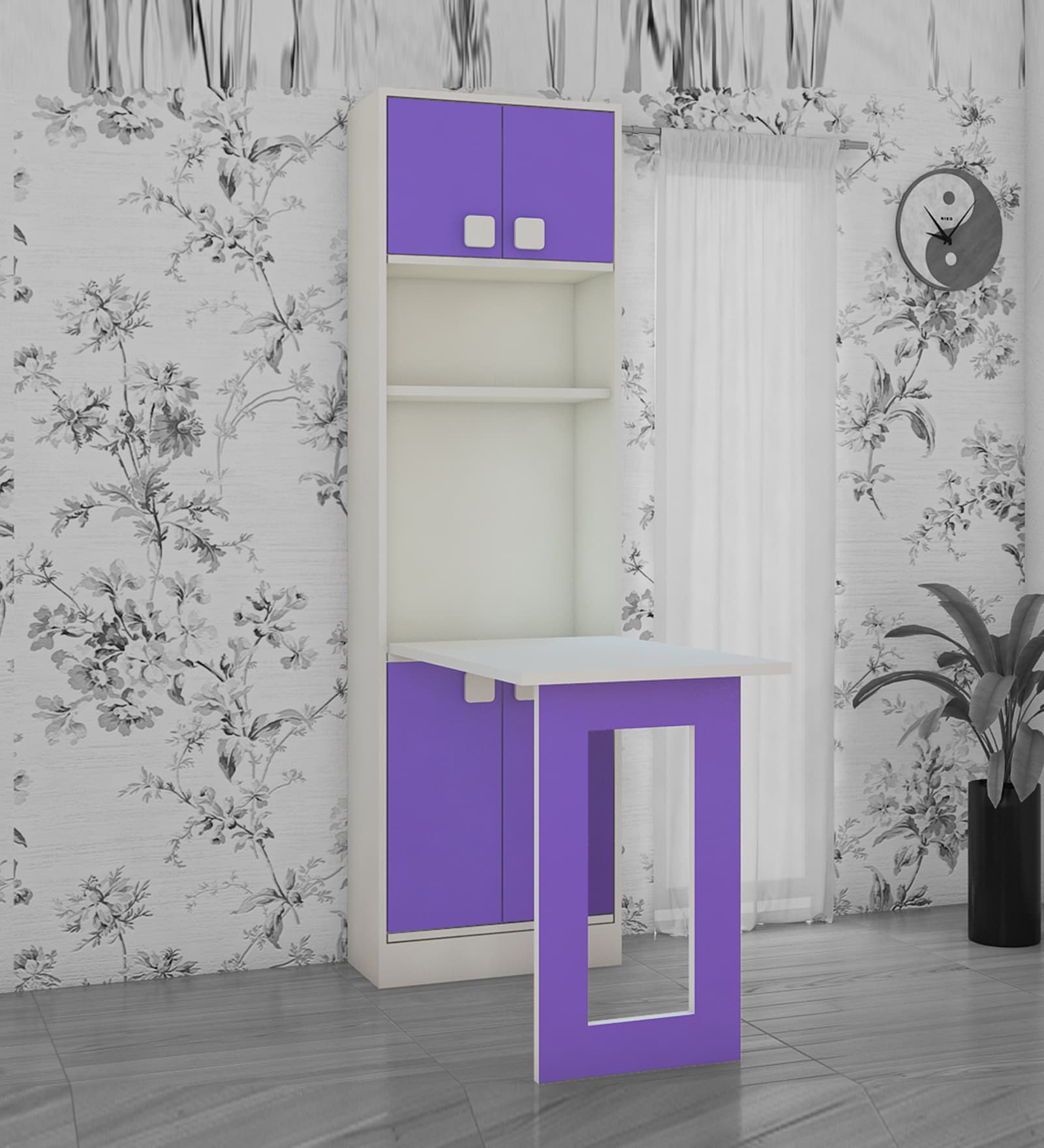 Buy Royale Kids Study Table in Lavender Purple Colour at 32% OFF by ...
