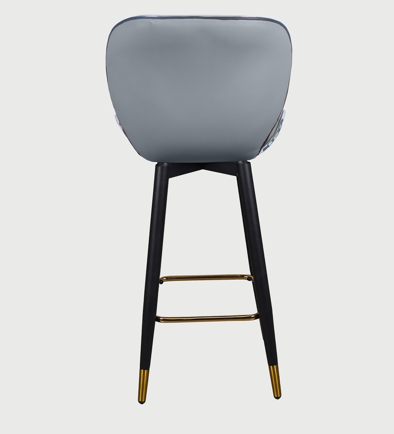 Buy Rolex High Counter Bar Stool in Grey Colour By Chairwale Online ...