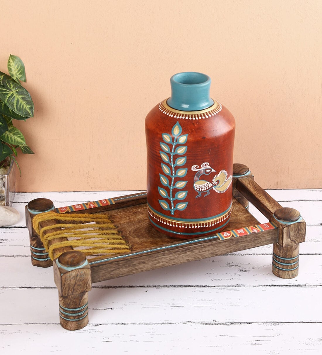 Buy Rustic Vase With Traditional Khaat at 71% OFF by Aapno Rajasthan ...
