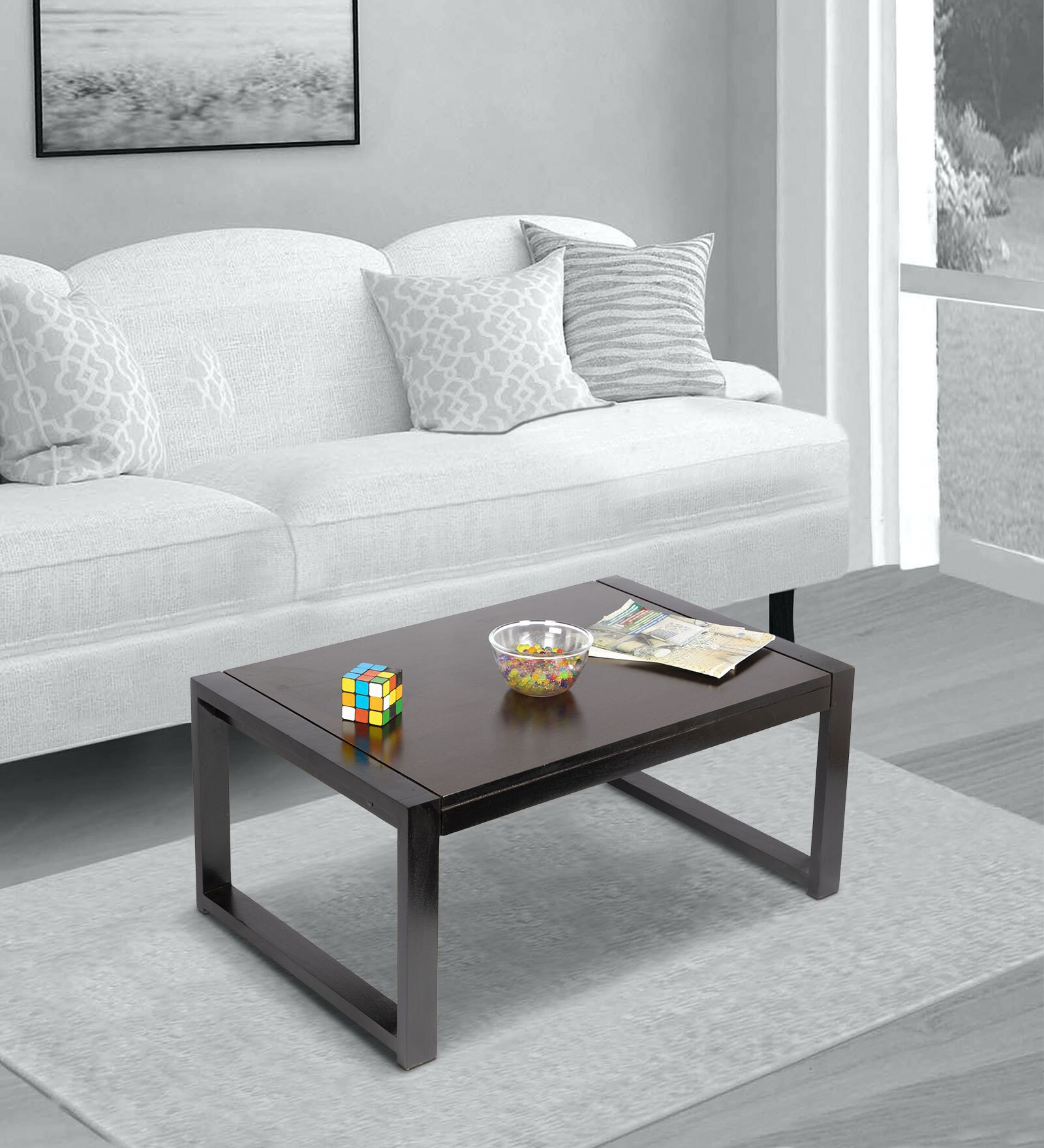 Buy Rubi Coffee Table in Dark Walnut Finish at 1% OFF by Ikiriya ...