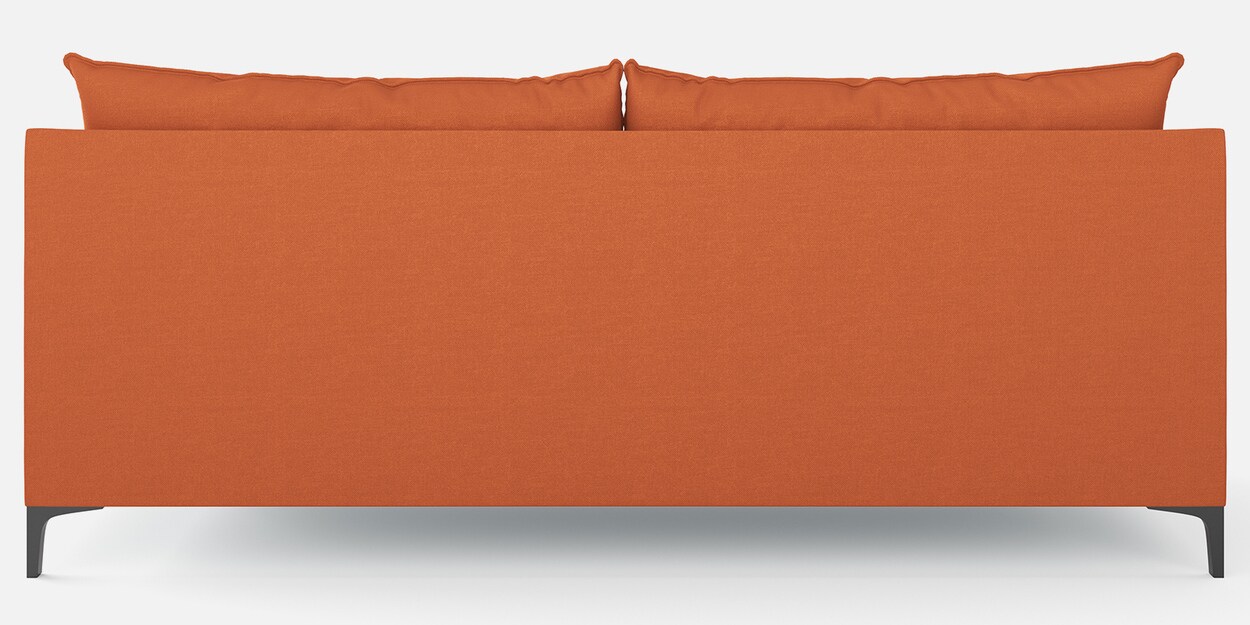 Buy Esteban Velvet 3 Seater Sofa In Rust Colour By Casacraft Online ...