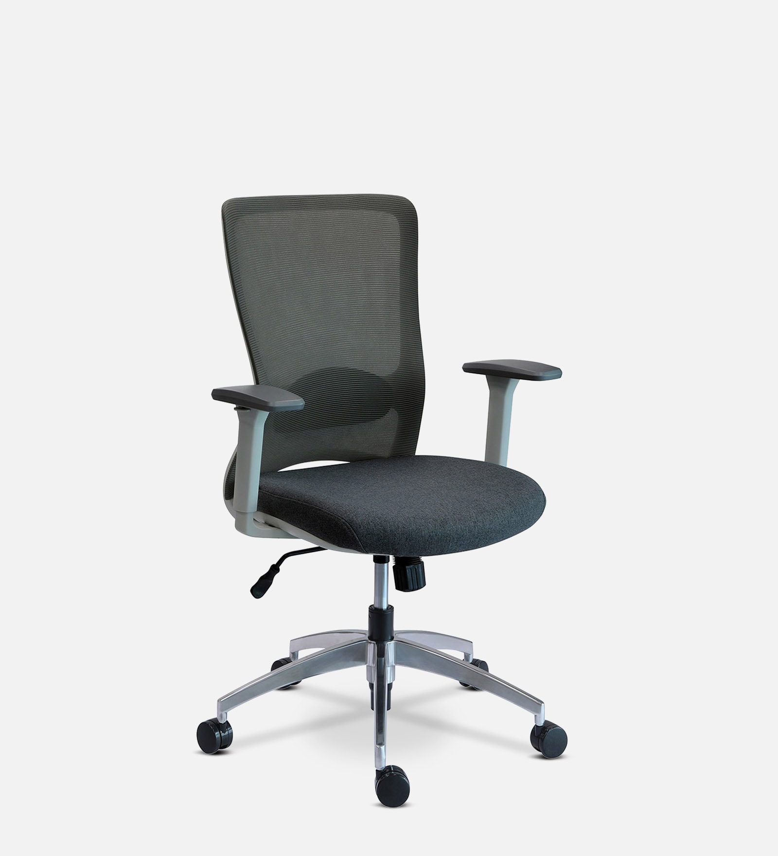 Buy S2 Mid-Back Ergonomic Chair in Black Colour by Atmosphere at 33% OFF by Atmosphere | Pepperfry