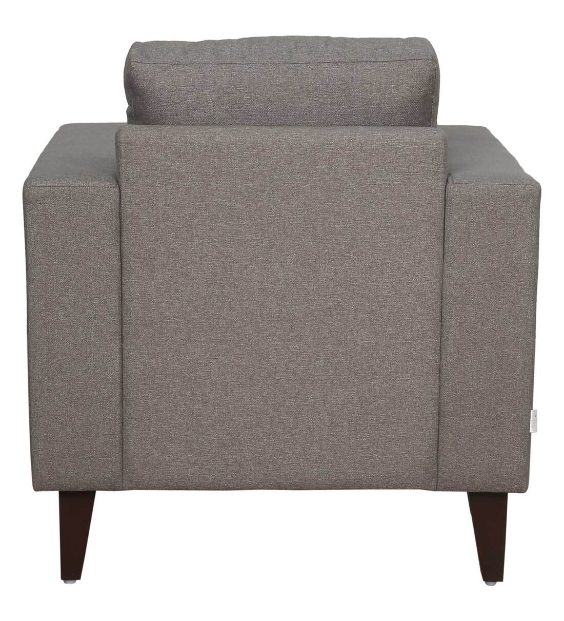 Buy Renata Fabric 1 Seater Sofa In Sandy Brown Colour By Woodsworth ...