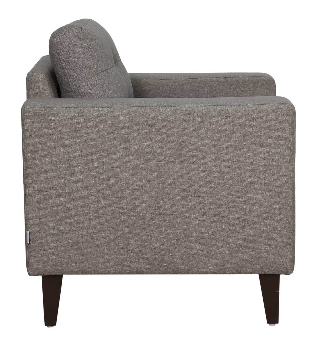 Buy Renata Fabric 1 Seater Sofa In Sandy Brown Colour By Woodsworth ...