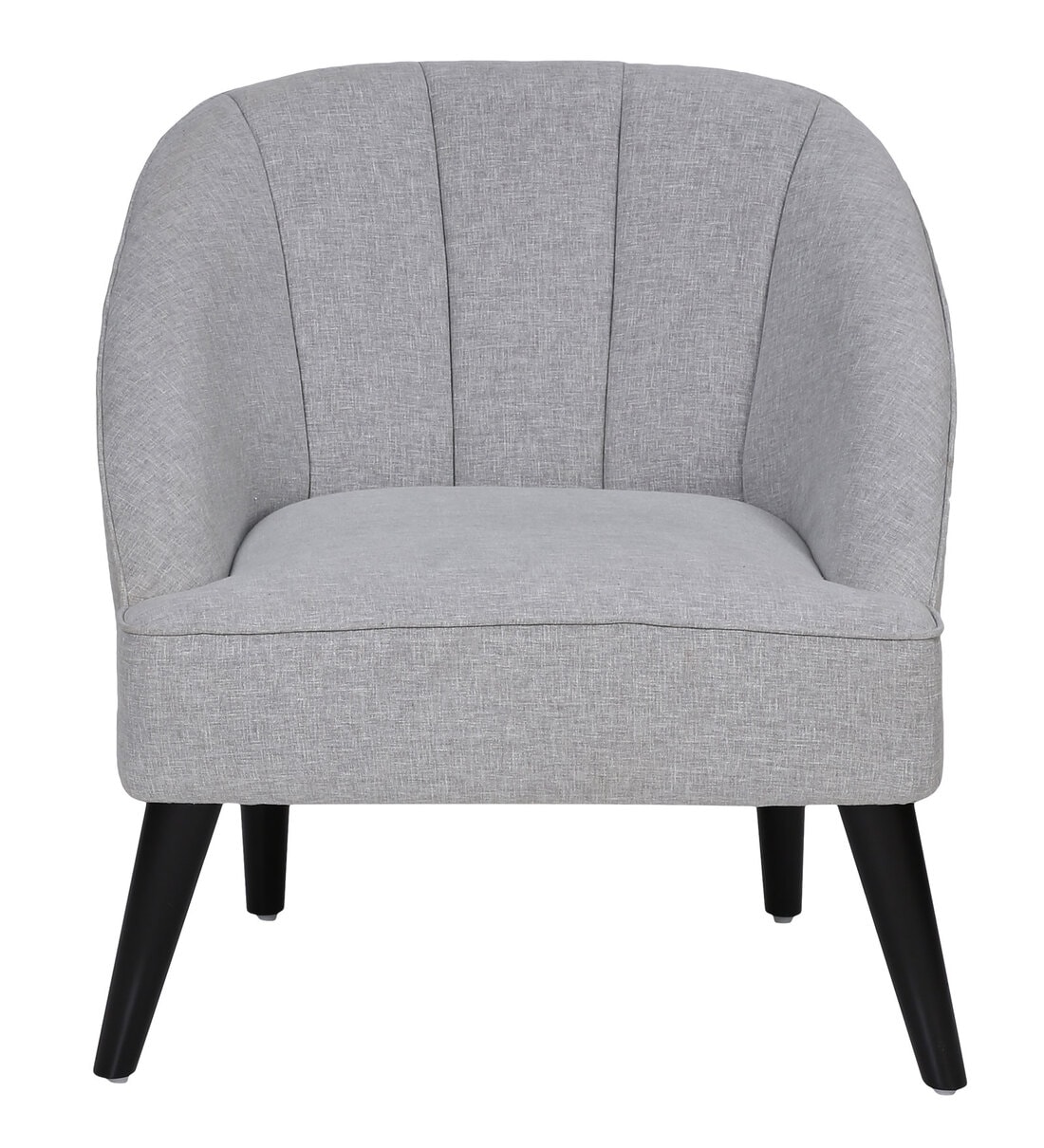Buy Umag Fabric Barrel Chair in Ash Grey Colour Online - Barrel Chairs ...