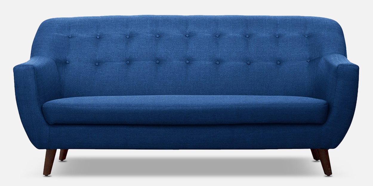 Buy German Fabric 3 Seater Sofa in Royal Blue Colour at 63% OFF by ...