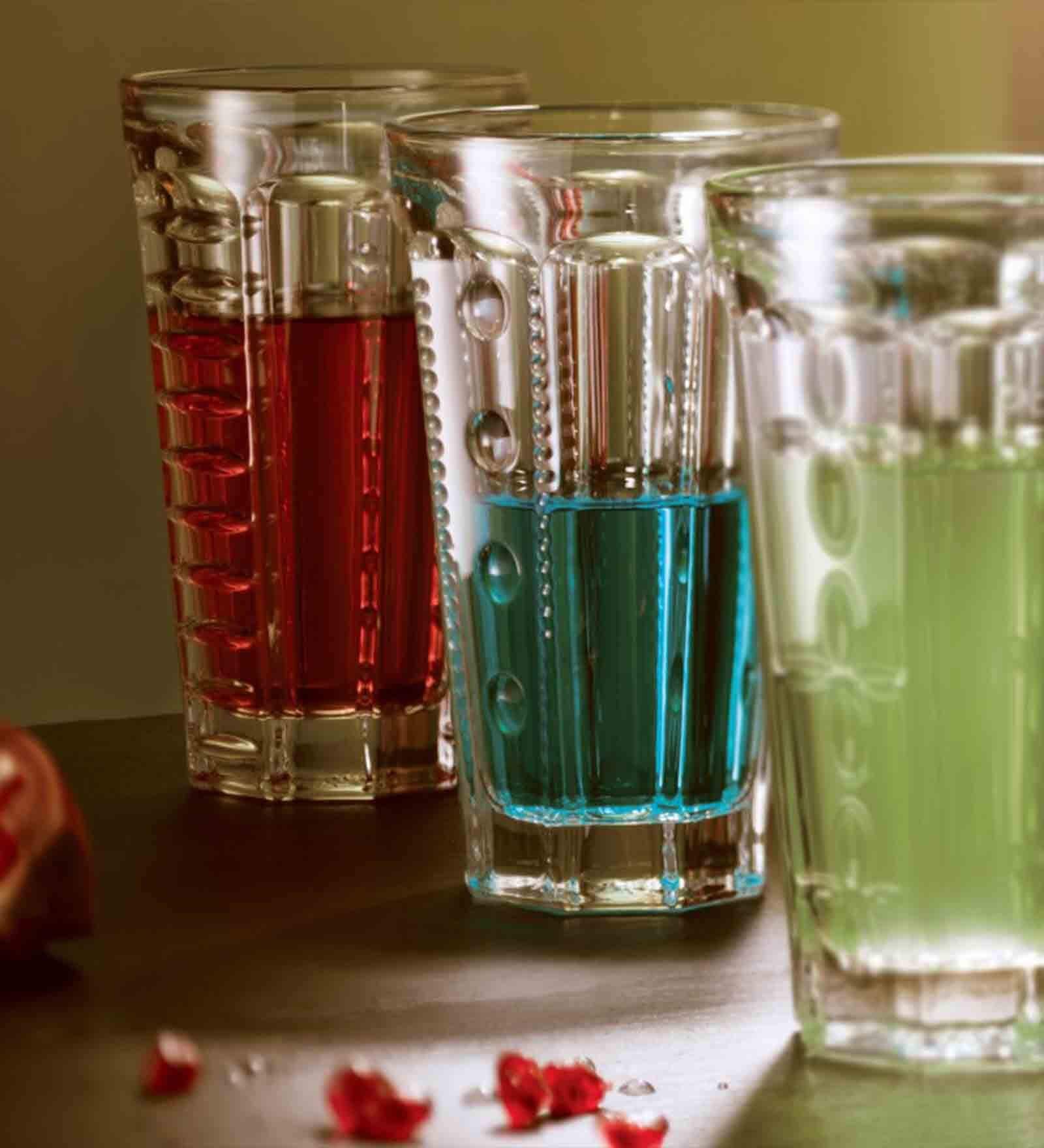 Buy Saga Transparent Glass ( Set of 4 ) Everyday Glasses at 100% OFF by ...