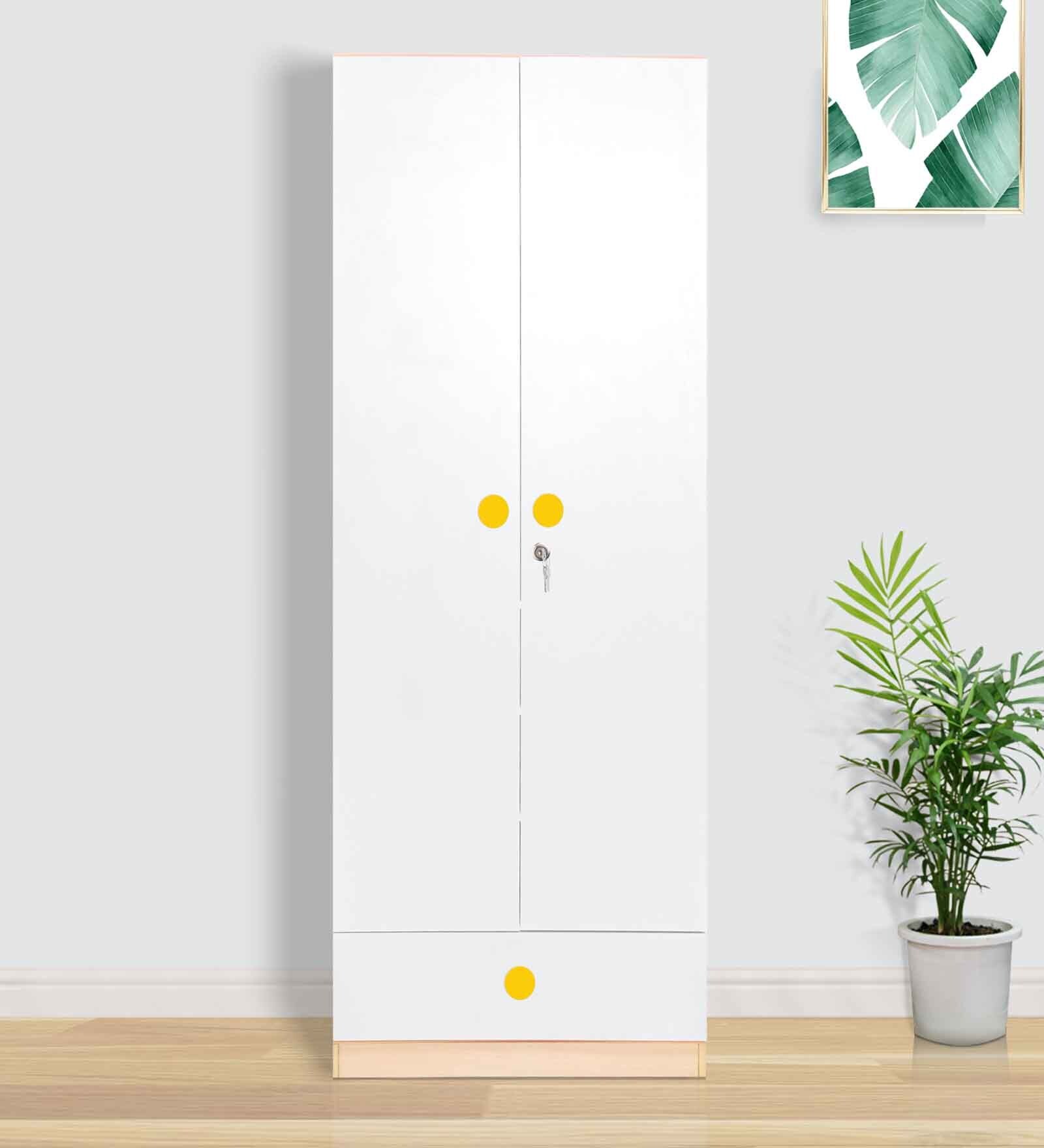 Buy Paco Kids 2 Door Wardrobe In White Colour at 4% OFF by Casacraft ...