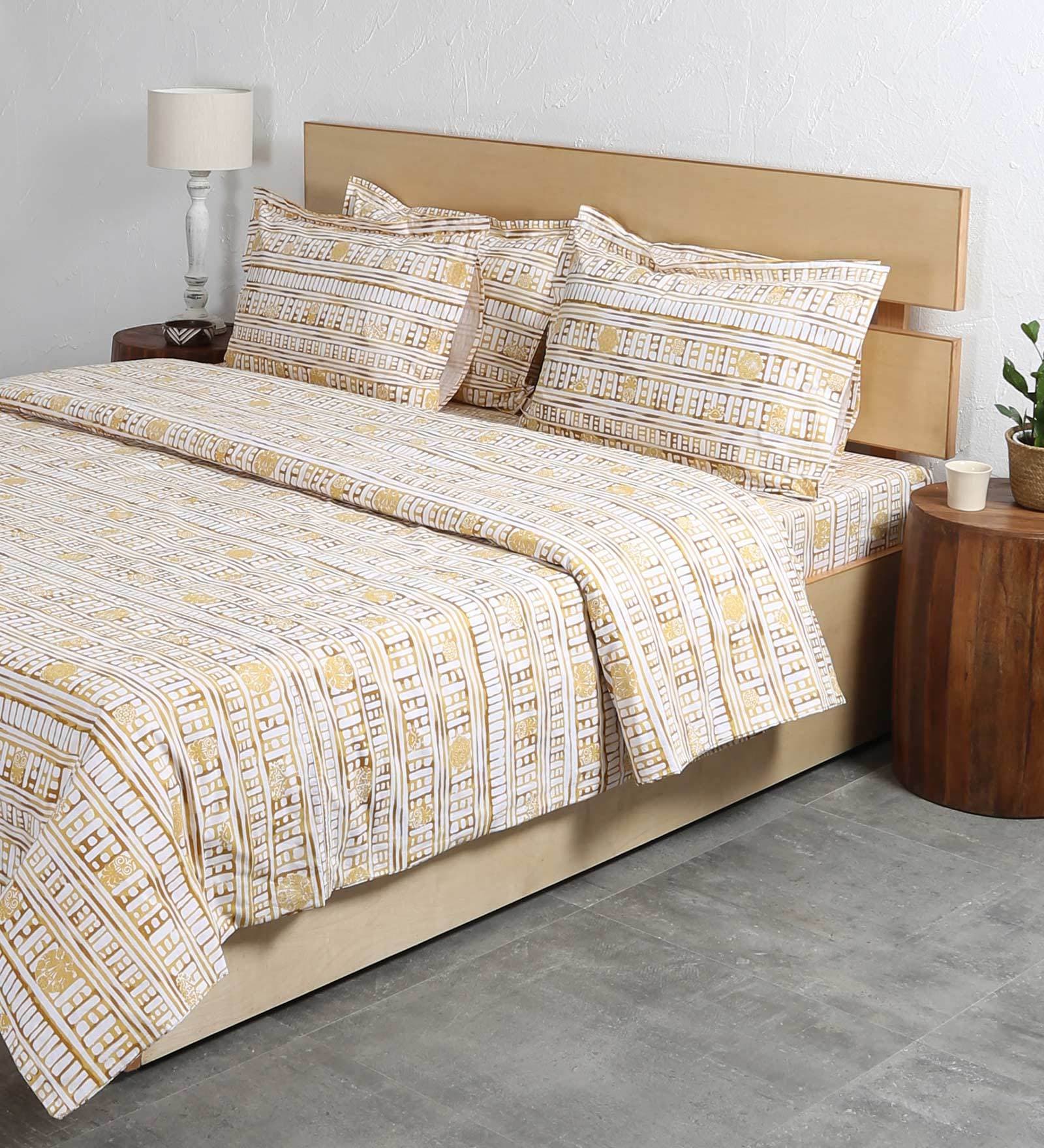 Buy Yellow Abstract 120 GSM Single Bed Dohar by House This at 28% OFF ...