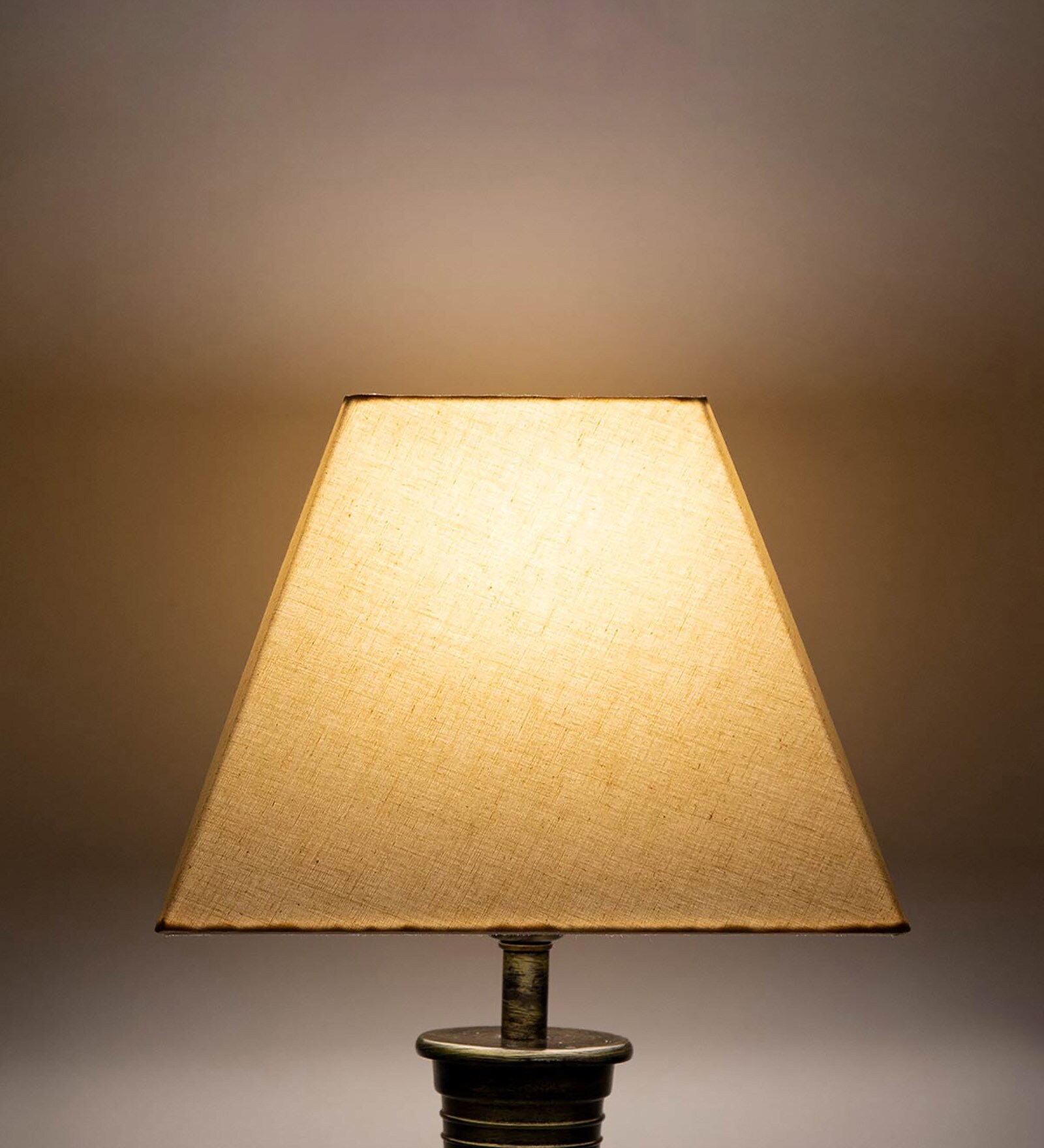 Buy Sand Beige Cotton Square Lampshade at 1% OFF by Home4U | Pepperfry