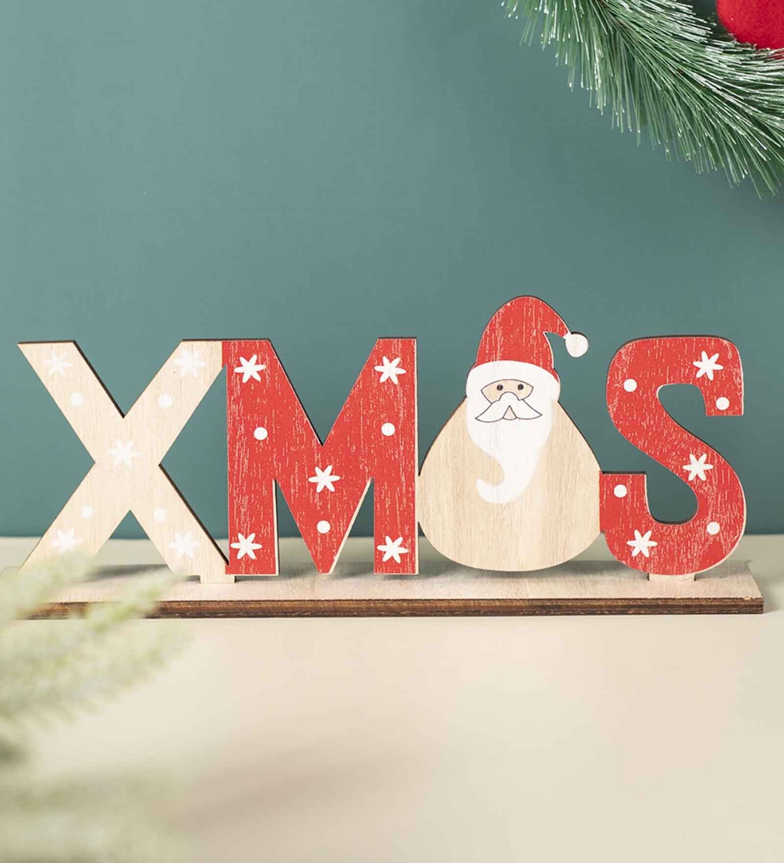 Buy Santa Face Design Christmas Decoration Plaque by Market99 at 70% ...