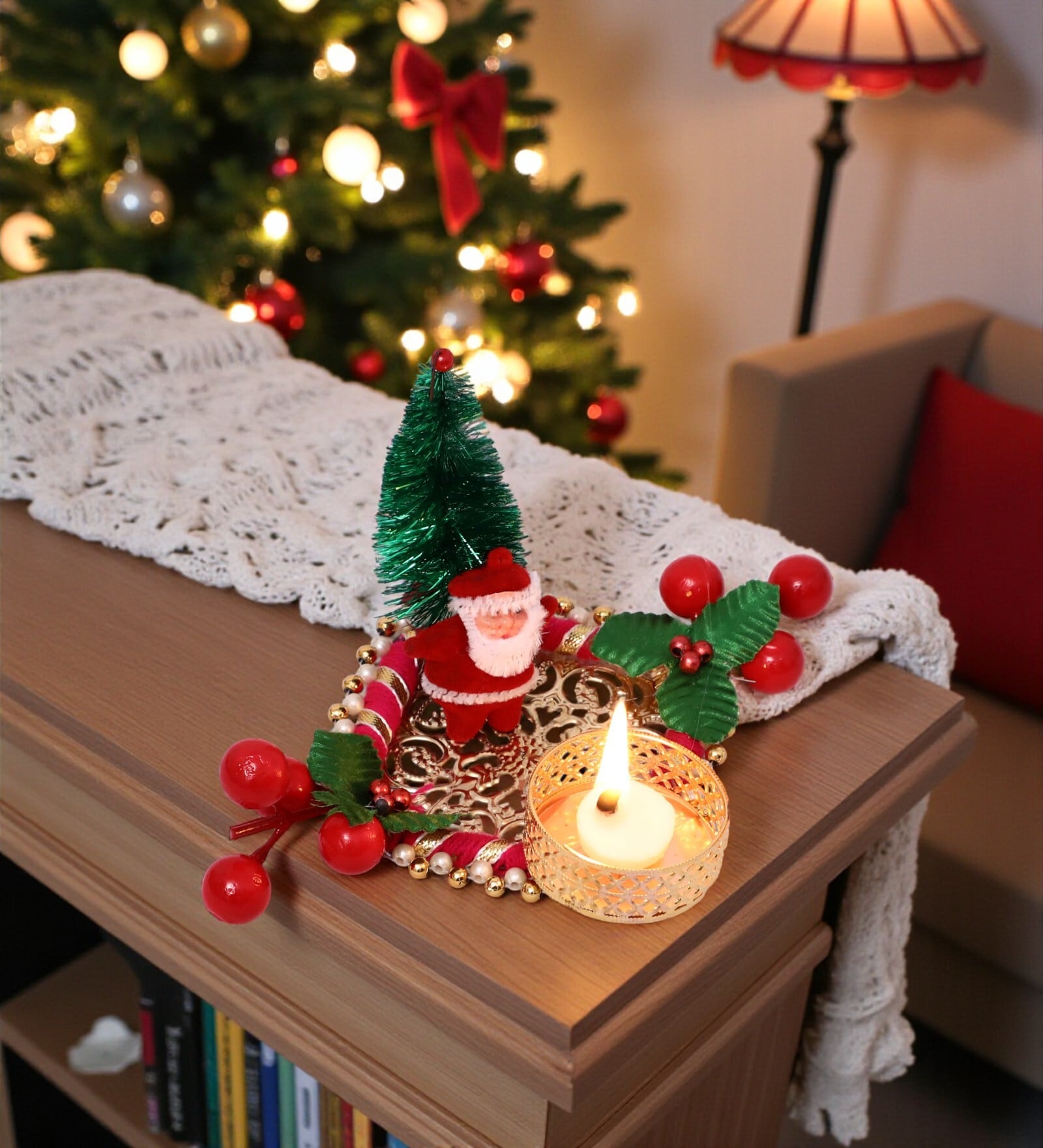 Buy Santa Tree Candle Holder at 30% OFF by Home Decor International ...