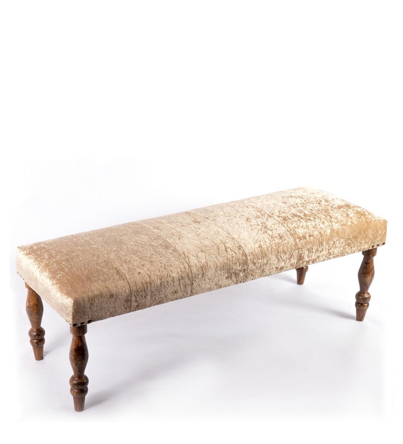 Buy Sasha Bench in Cream Colour by Ikiriya Online - Benches - Benches ...