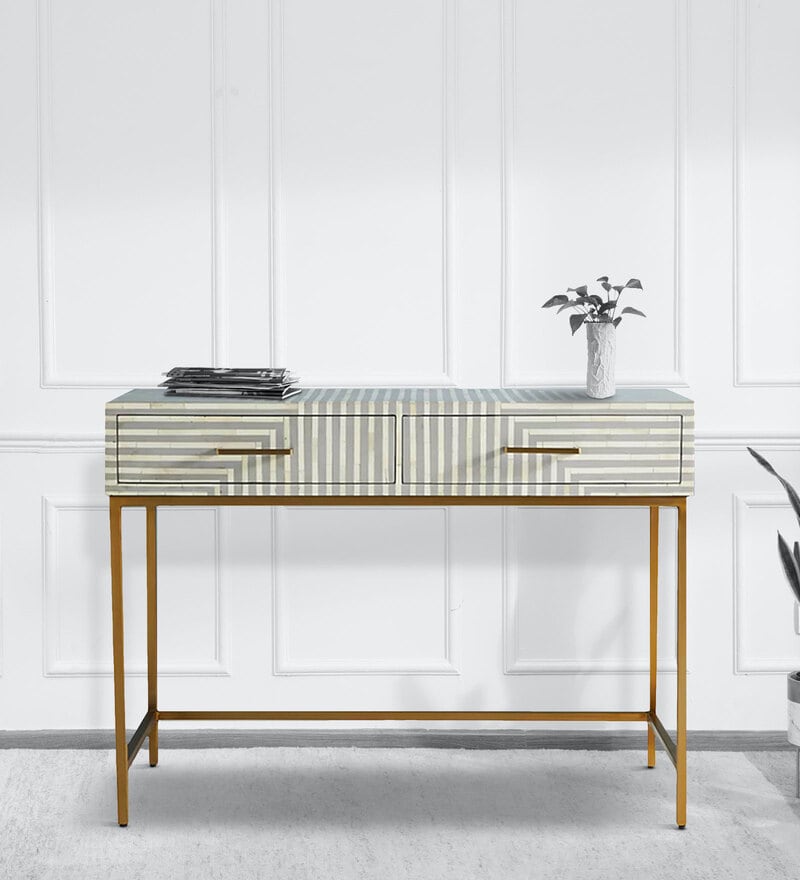 Buy Savi Console Table in Grey Finish by Ziba Homes Online ...